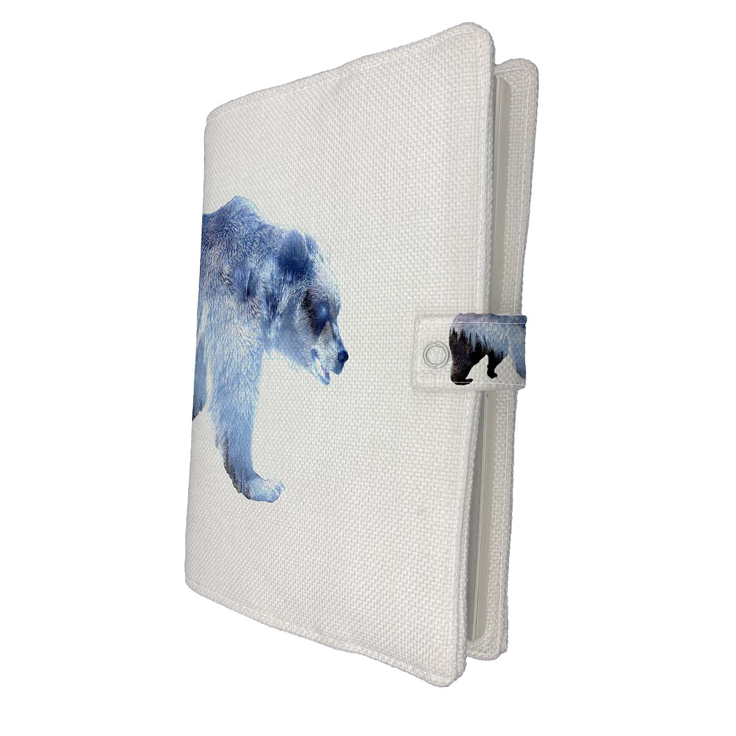 PKQWTM Forest Brown Bear Art Book Cover Book Protector Book Sleeve Book ...