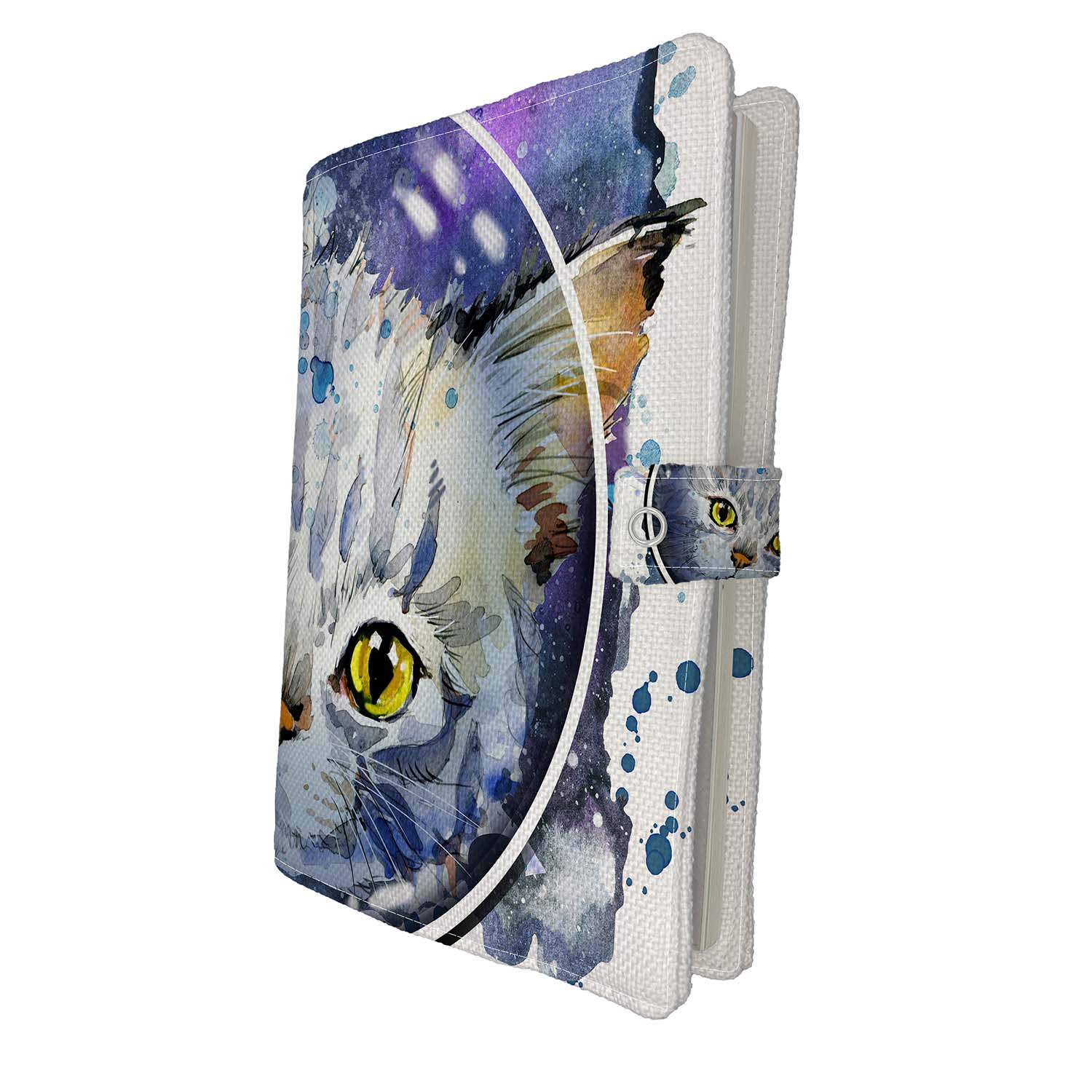 PKQWTM Funny Animal Cat Universe Space Galaxy Cats Kitten Book Cover ...