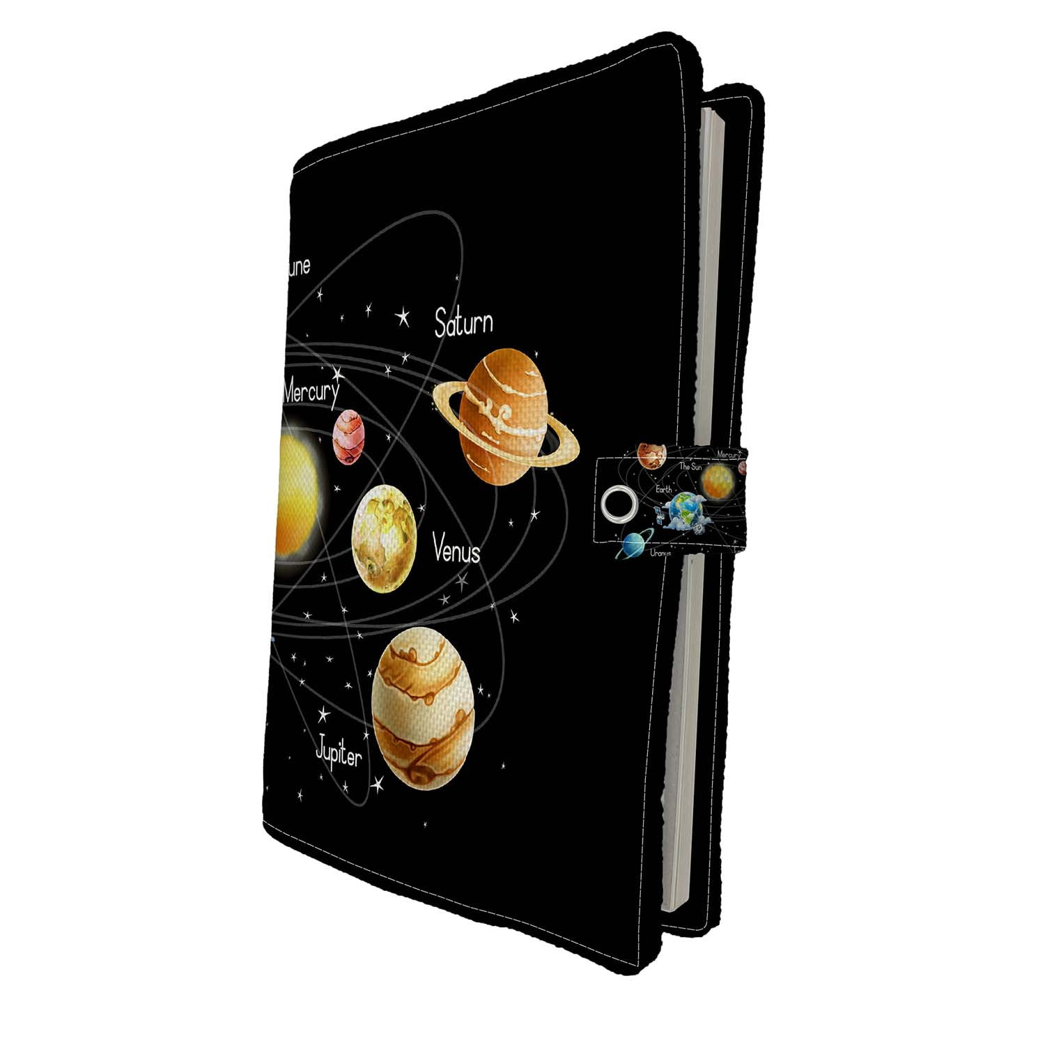 PKQWTM Funny Educational Solar System Planetary Orbit Book Cover Book ...