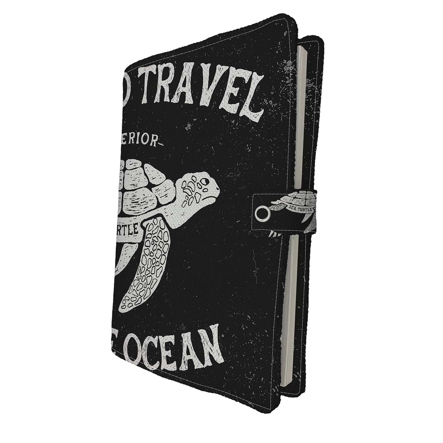 PKQWTM Funny Sea Turtle Art Funny Sea Turtle Art Born to Travel in the ...