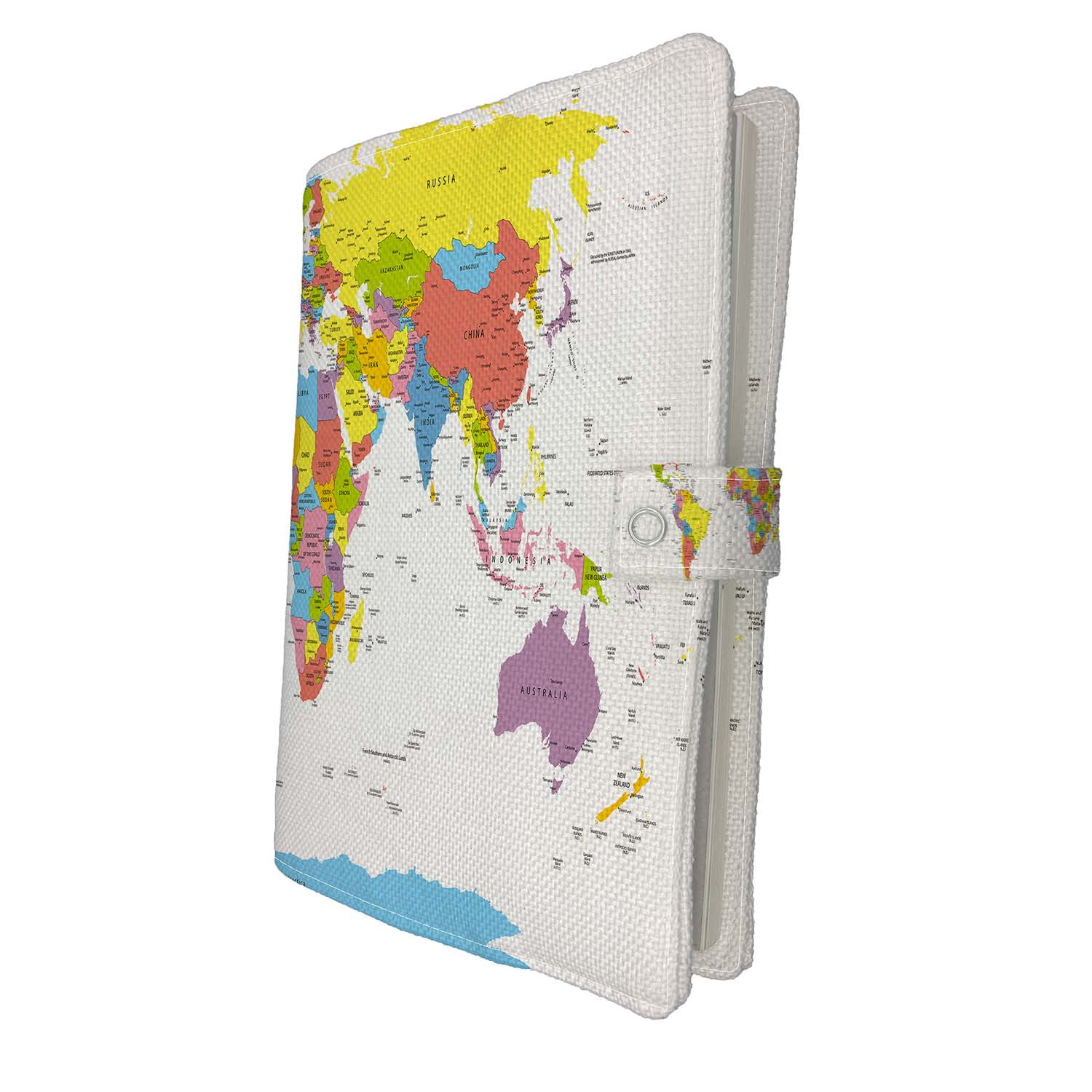 PKQWTM Globe Art Earth World Map Book Cover Book Protector Book Sleeve ...