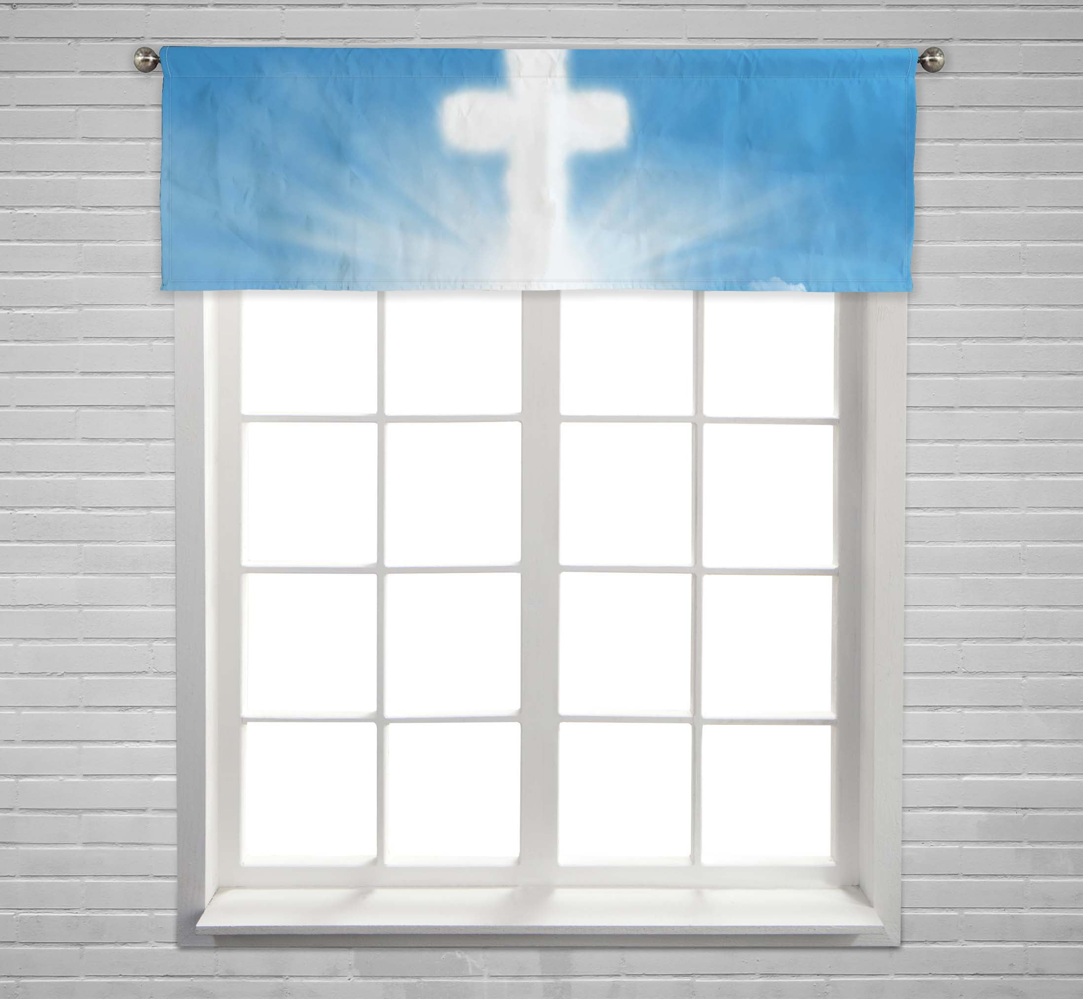 PKQWTM Ladder Leading Upward To Heaven Window Curtain Valance Rod ...