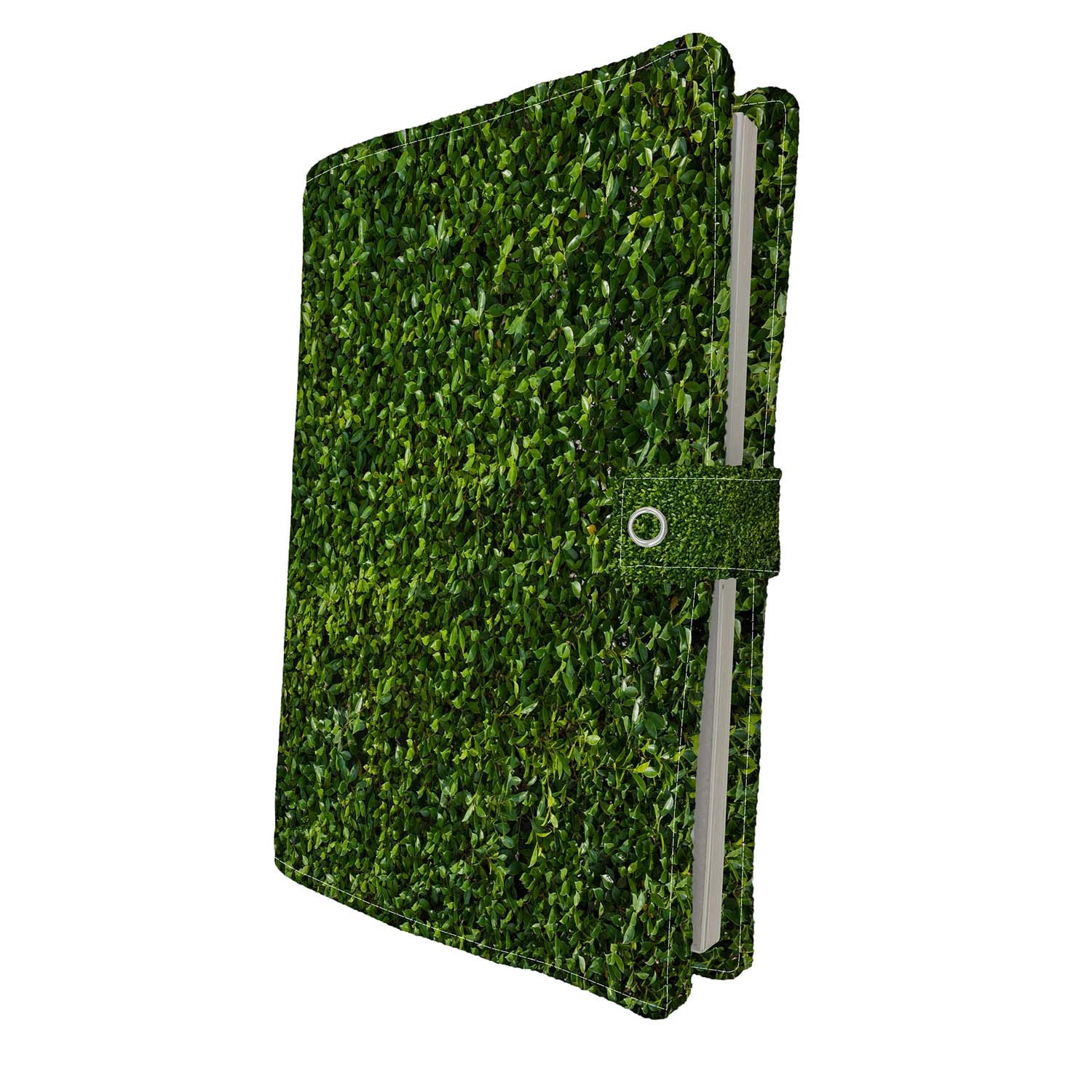 PKQWTM Leaf green vertical texture plants Book Cover Book Protector ...