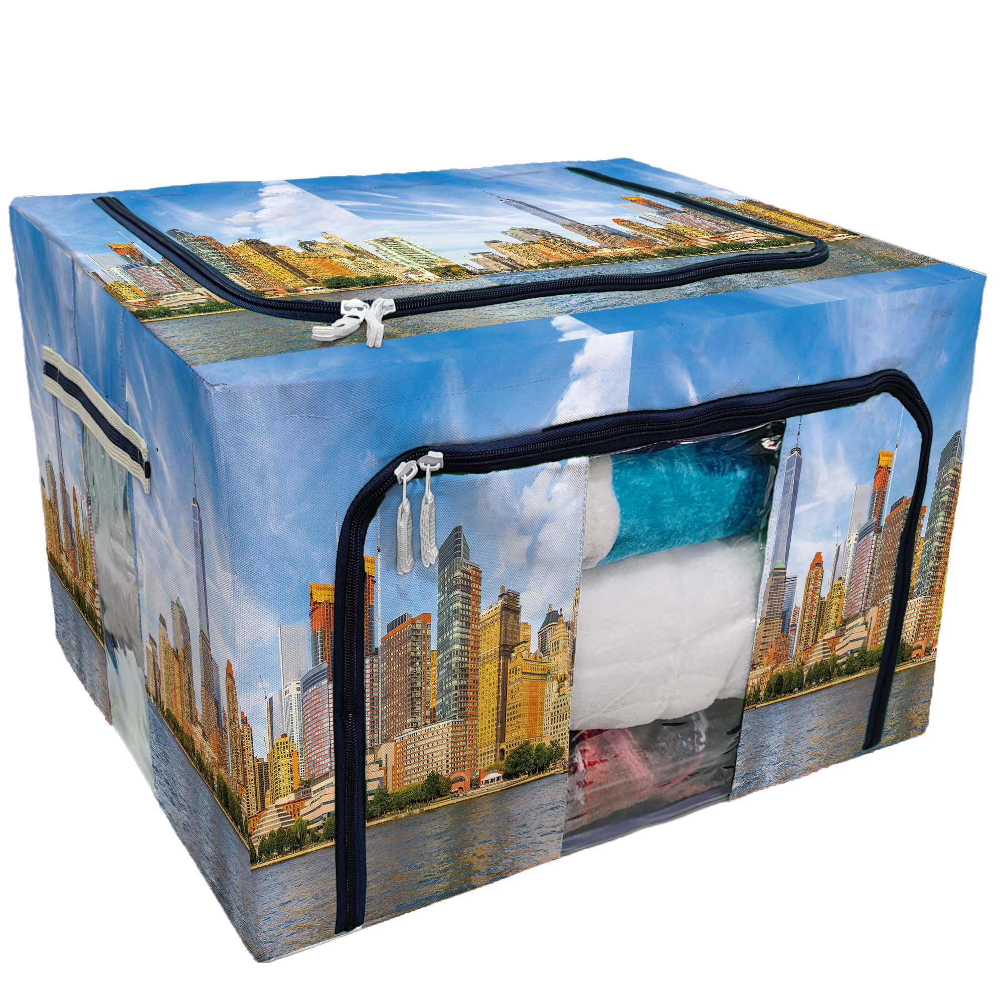 PKQWTM Lower Manhattan New York City United States America Storage Bag ...