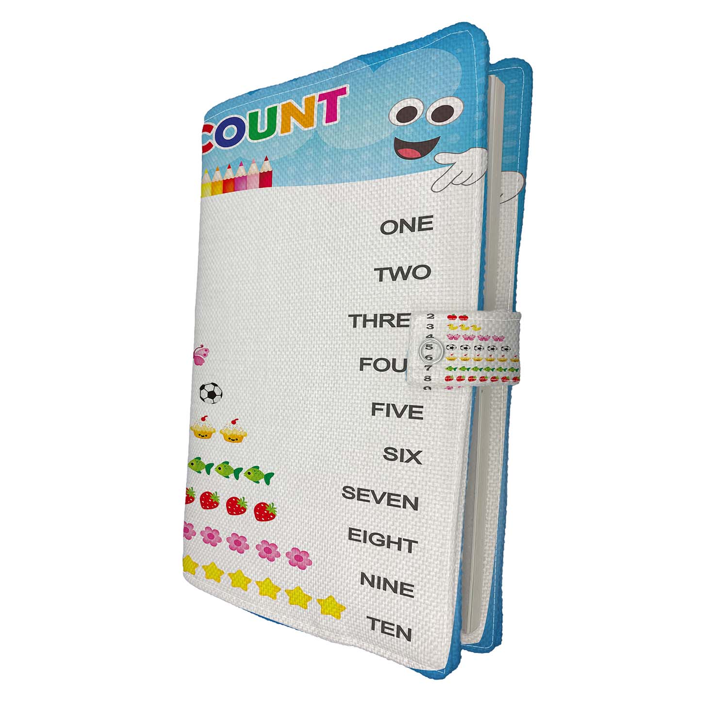 PKQWTM Numbers Counting Practice Printable Educational Book Cover Book ...