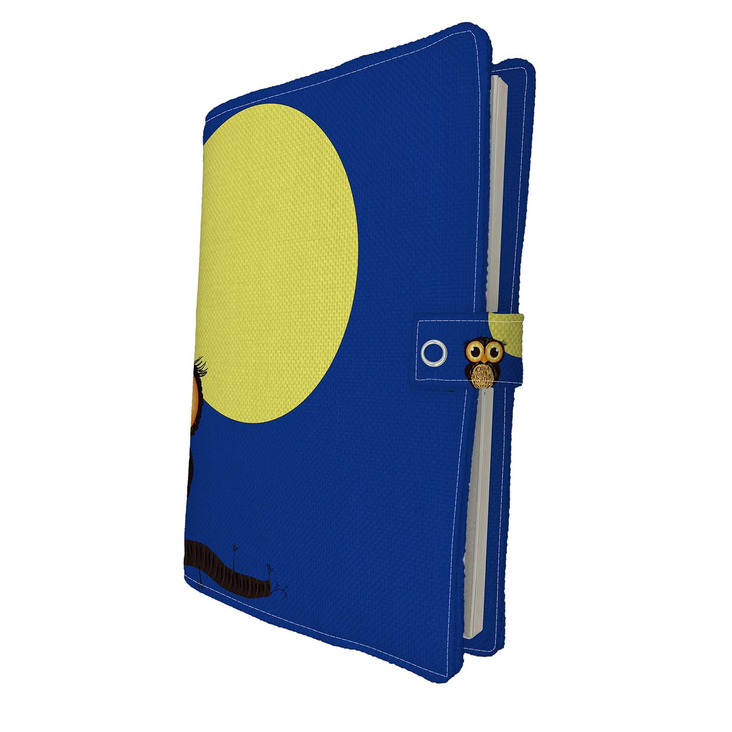 PKQWTM Owl at night owl on branch full moon Book Cover Book Protector ...