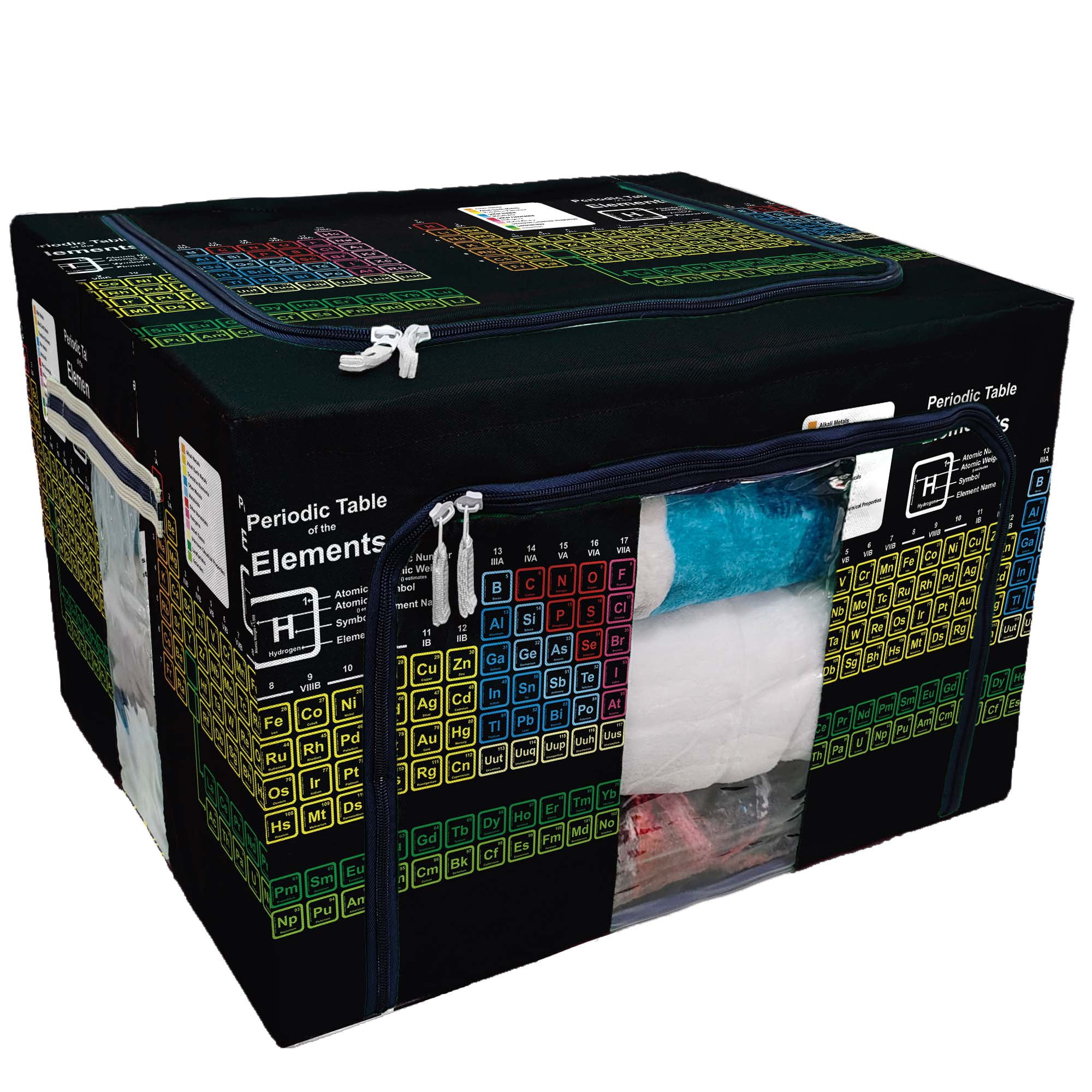 PKQWTM Periodic Table of Elements Back to School Storage Bag Clear ...