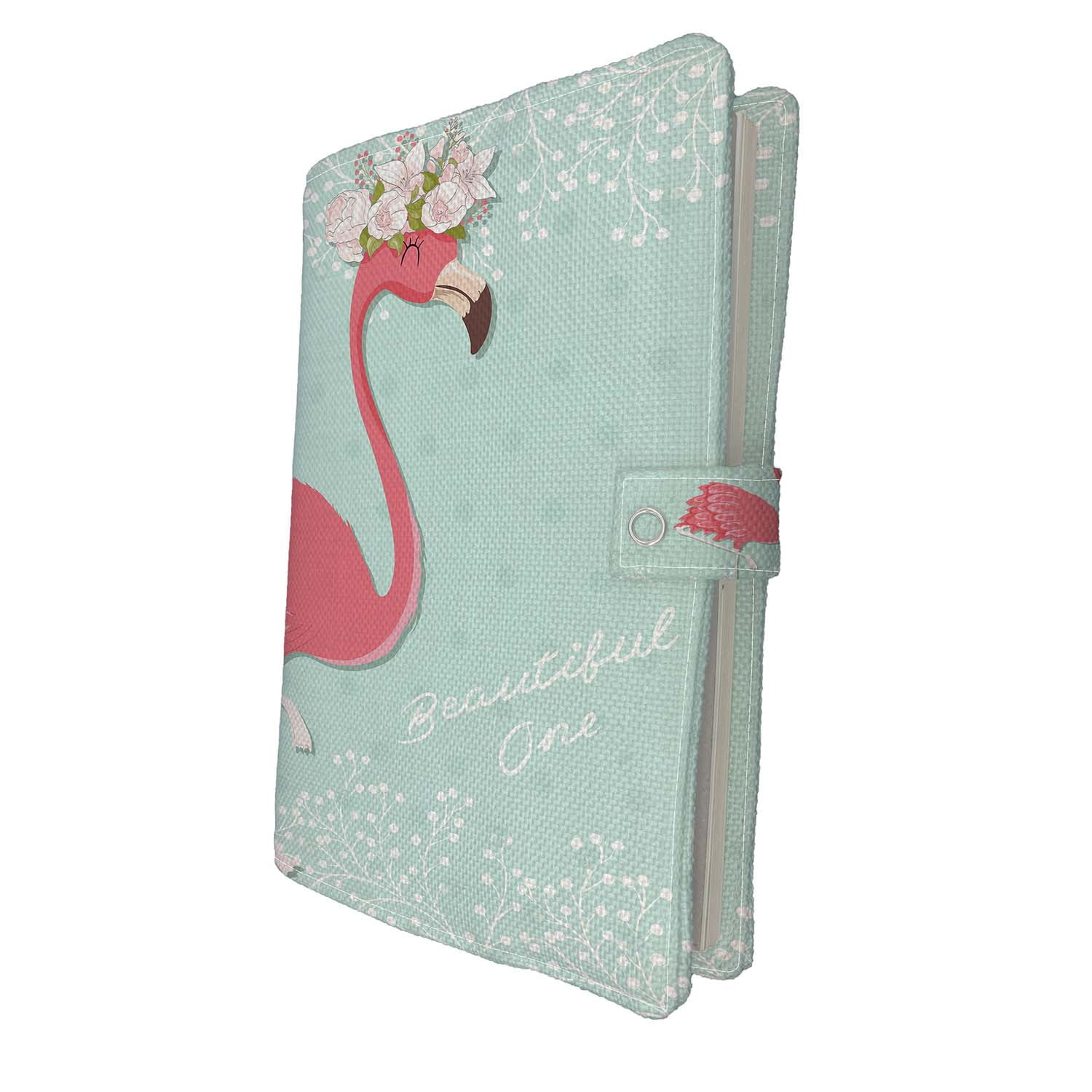 PKQWTM Pink Flamingo Book Cover Book Protector Book Sleeve Book Pouch ...