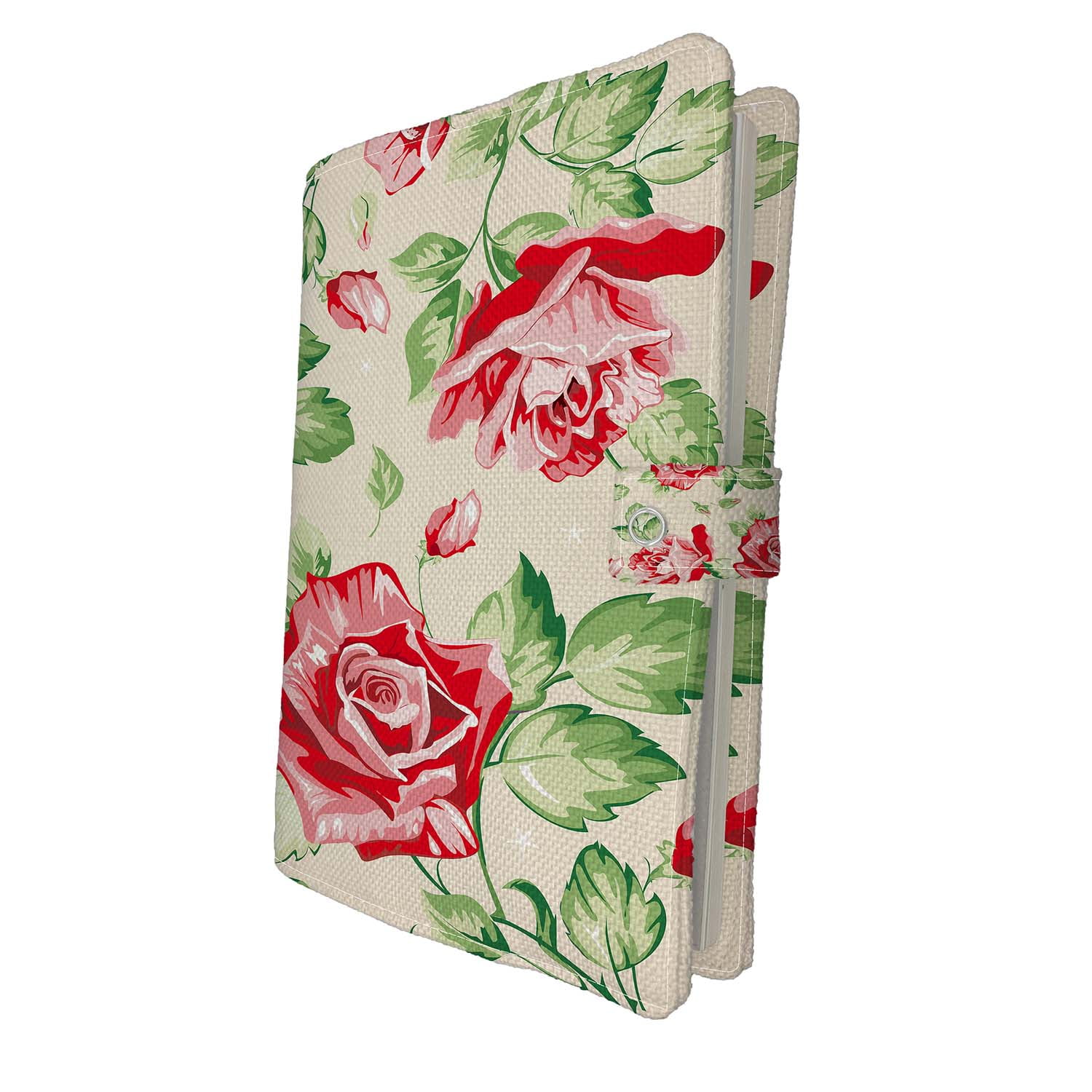 PKQWTM Red Roses On Light Design Book Cover Book Protector Book Sleeve ...