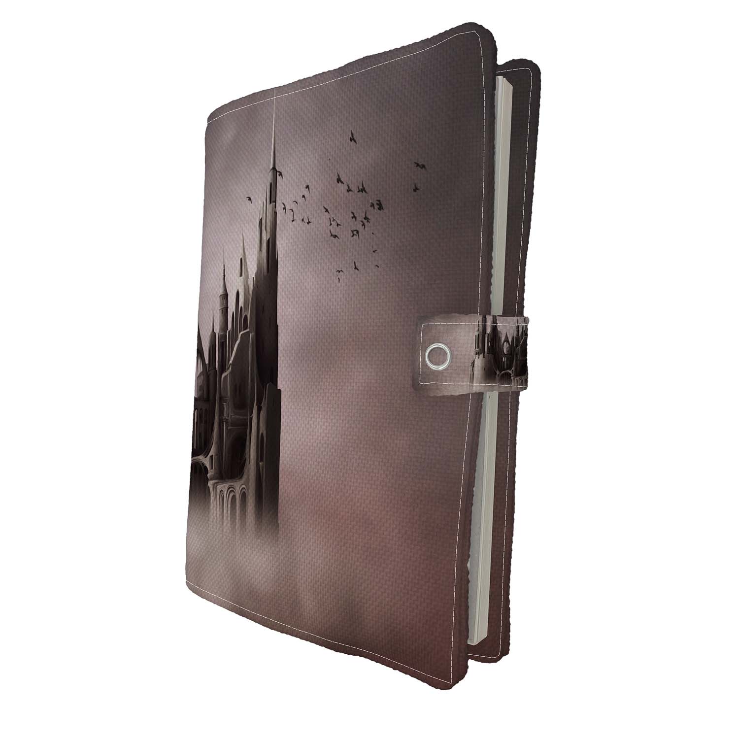 PKQWTM Ruins On The Hill Book Cover Book Protector Book Sleeve Book ...