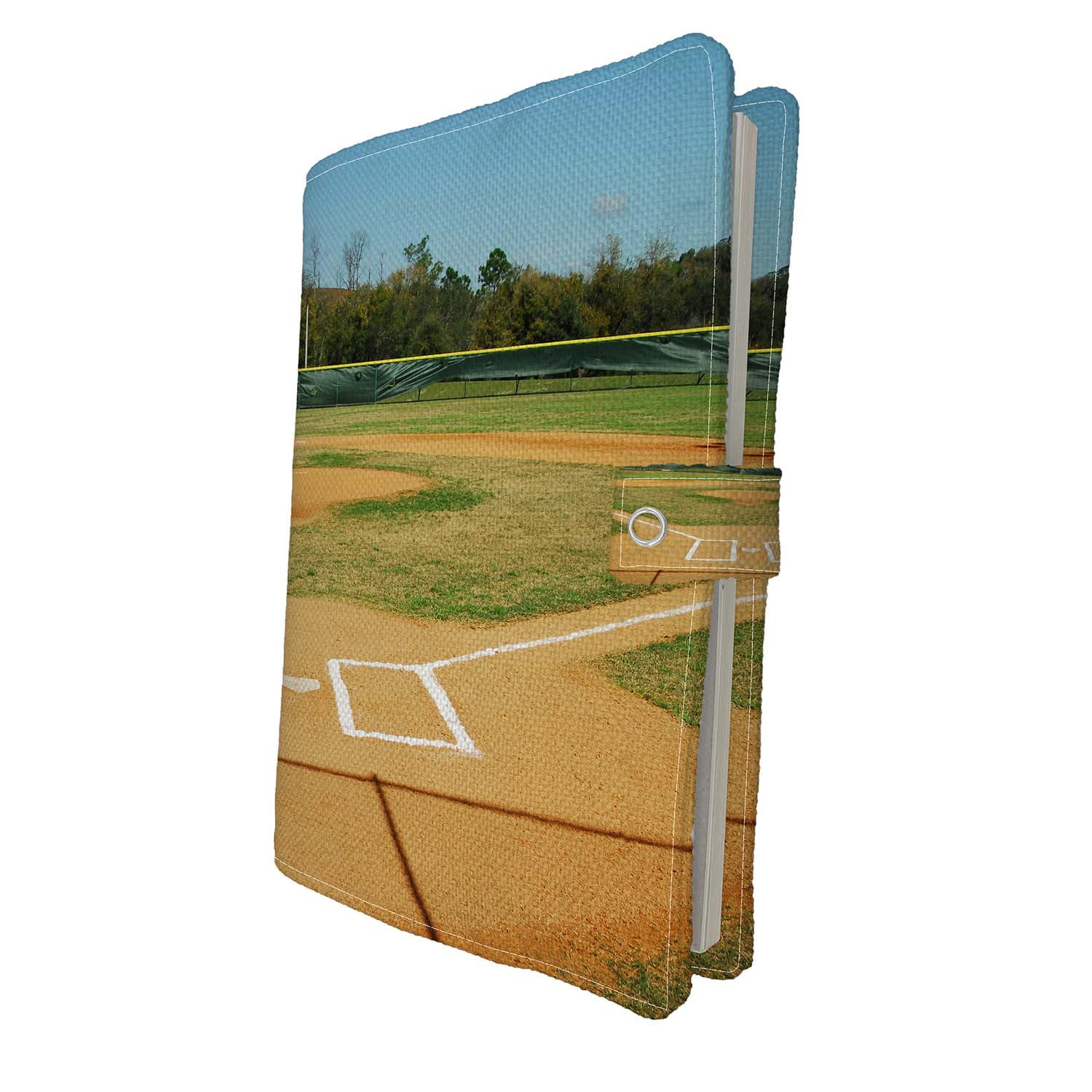 PKQWTM Shot An Empty Baseball Field Book Cover Book Protector Book ...