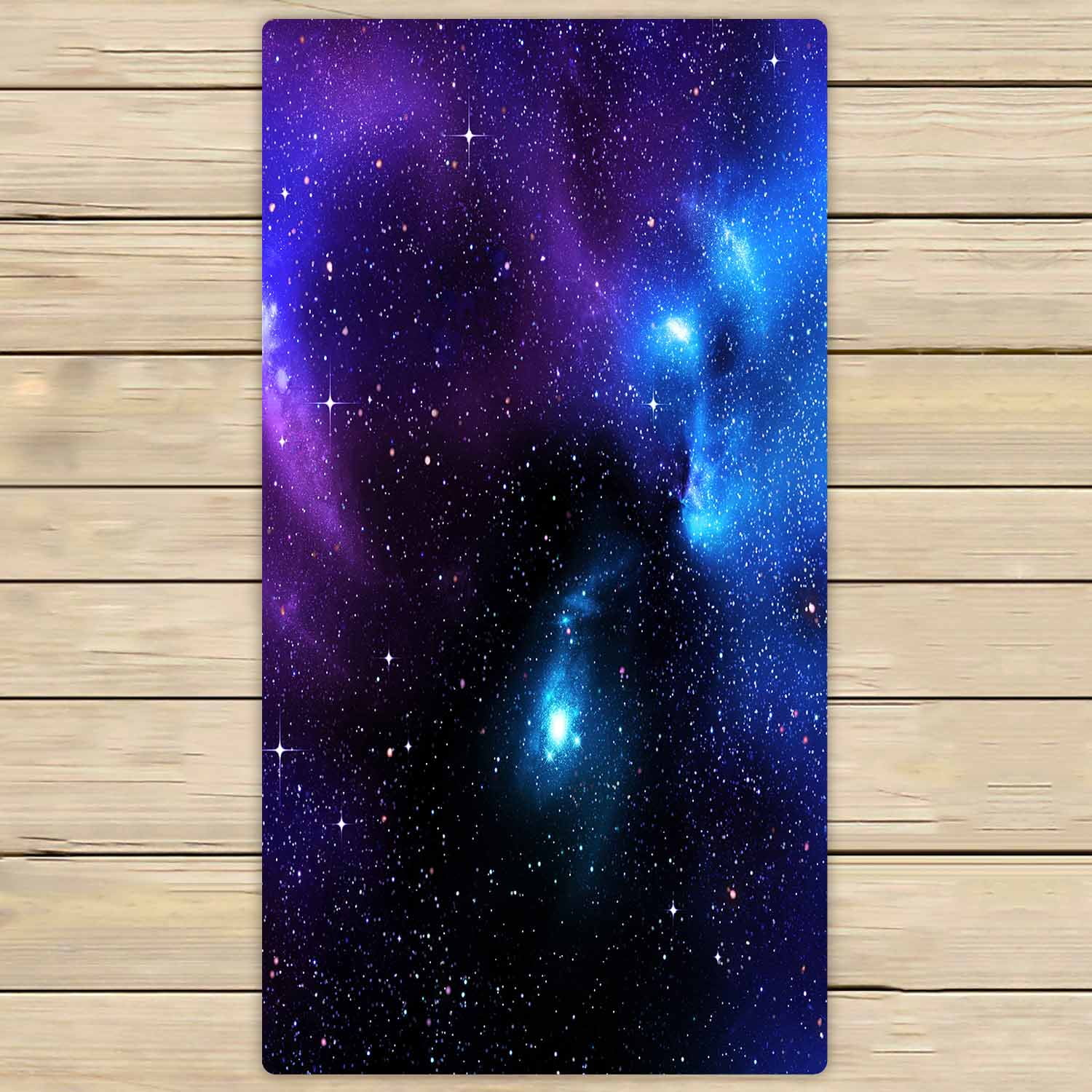 PKQWTM Starry Deep Outer Space Microfiber Bath Towels Bathroom Body ...