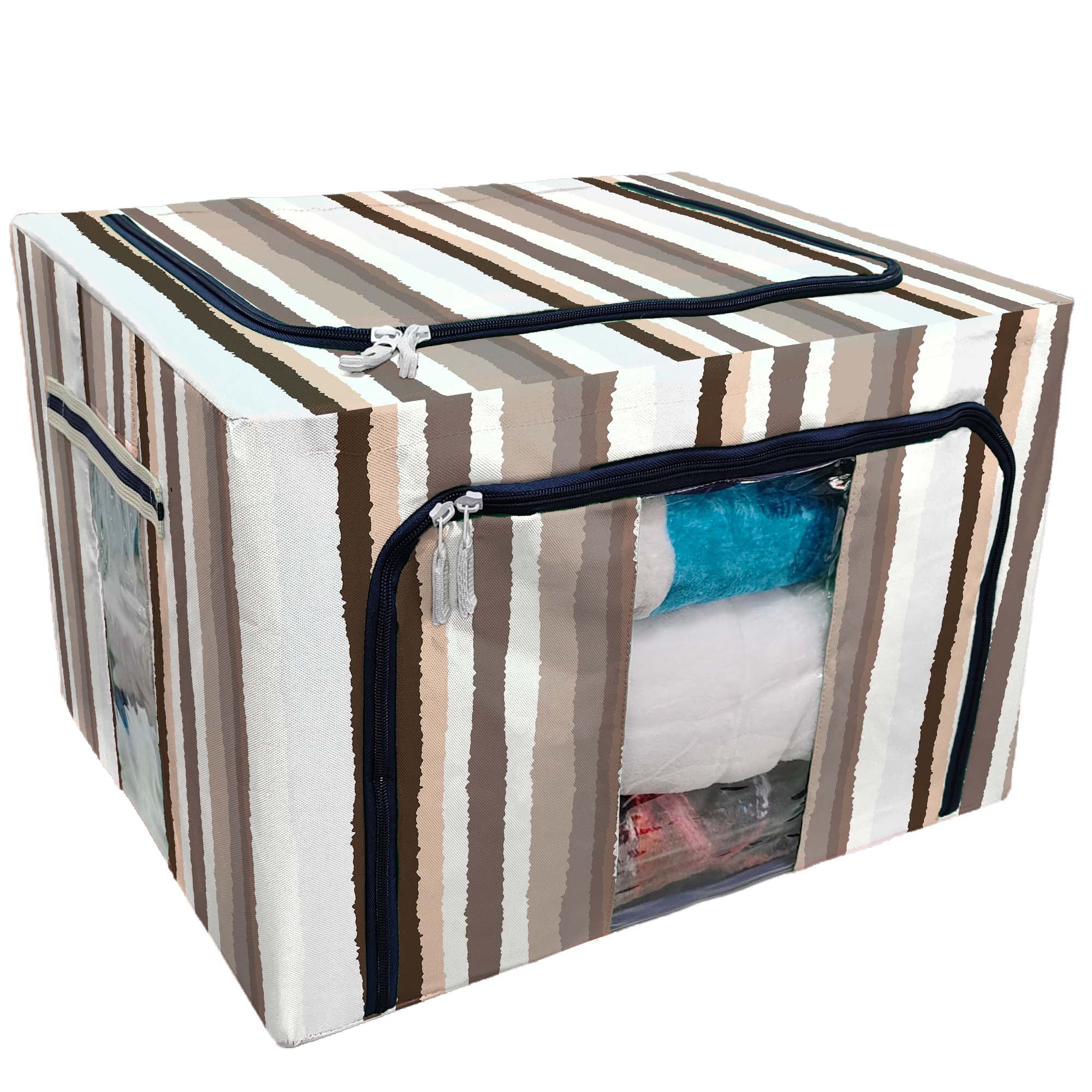 PKQWTM Striped Pattern Vertical Lines With Torn Paper Effect Storage ...