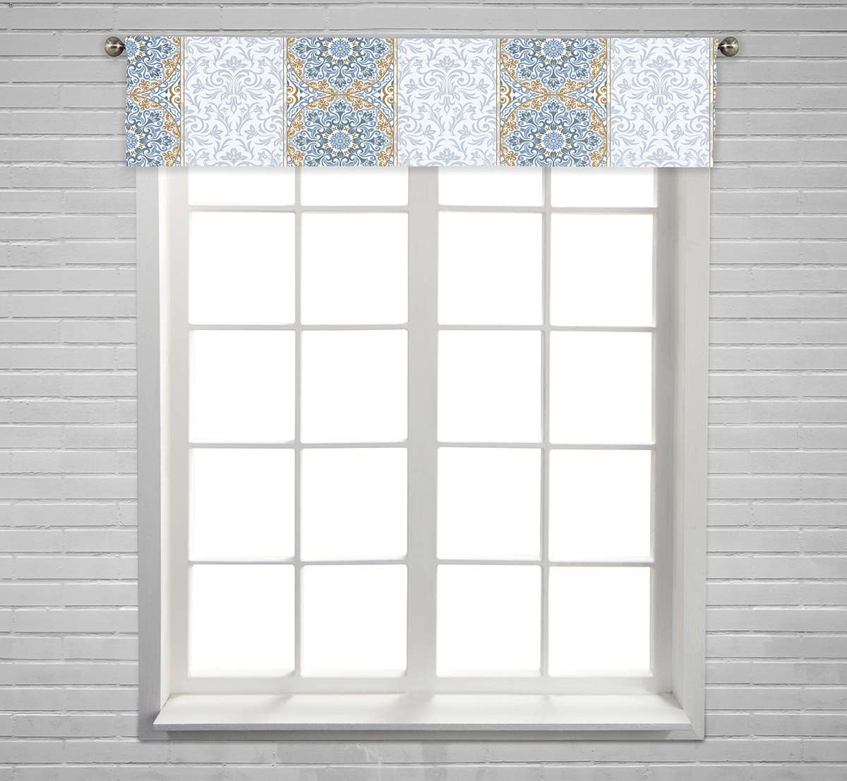 PKQWTM Template frame Window Curtain Valance Rod Pocket 54x12 inch ...