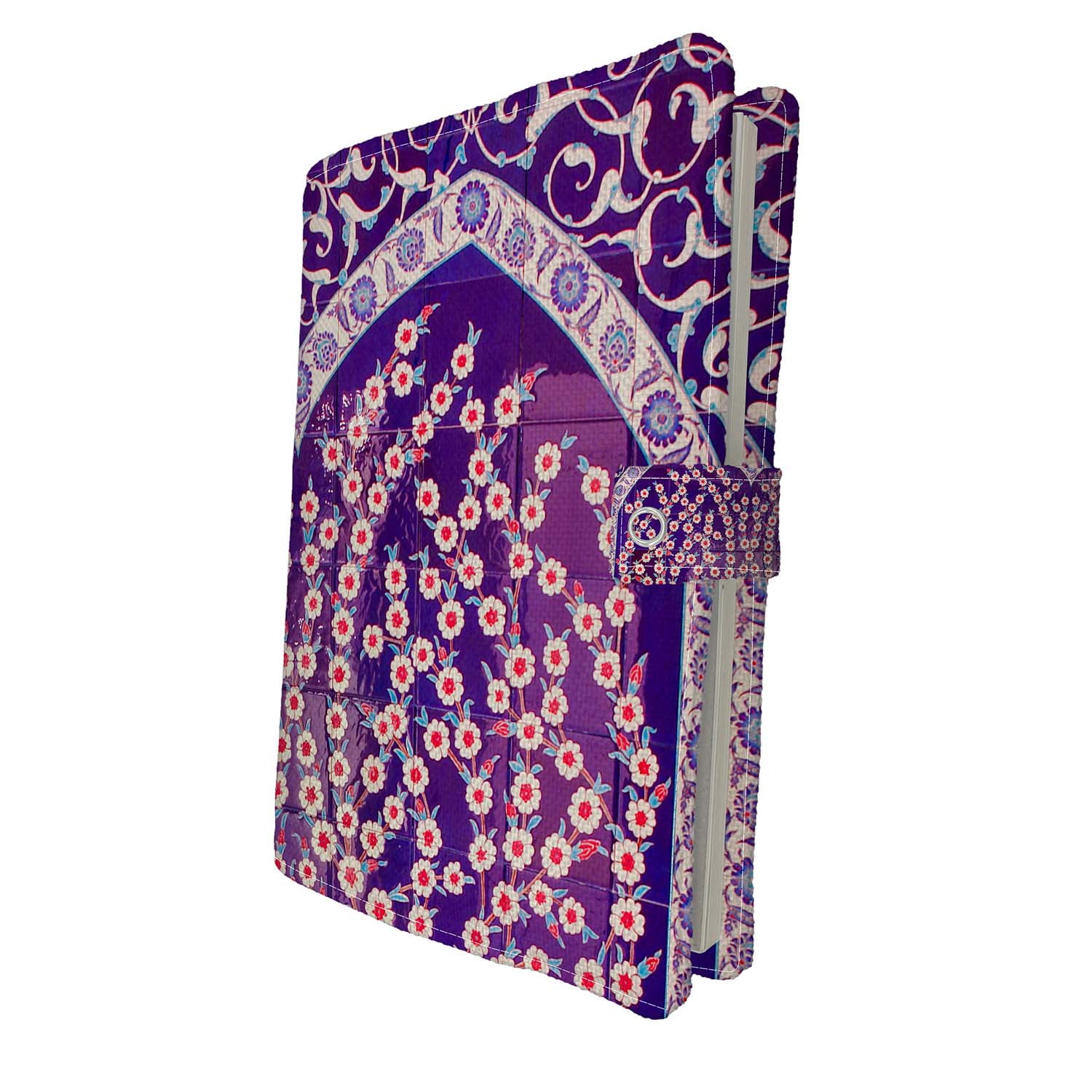 PKQWTM Turkish Artistic Wall Tile Purple Bohemian Trible Tree Book ...