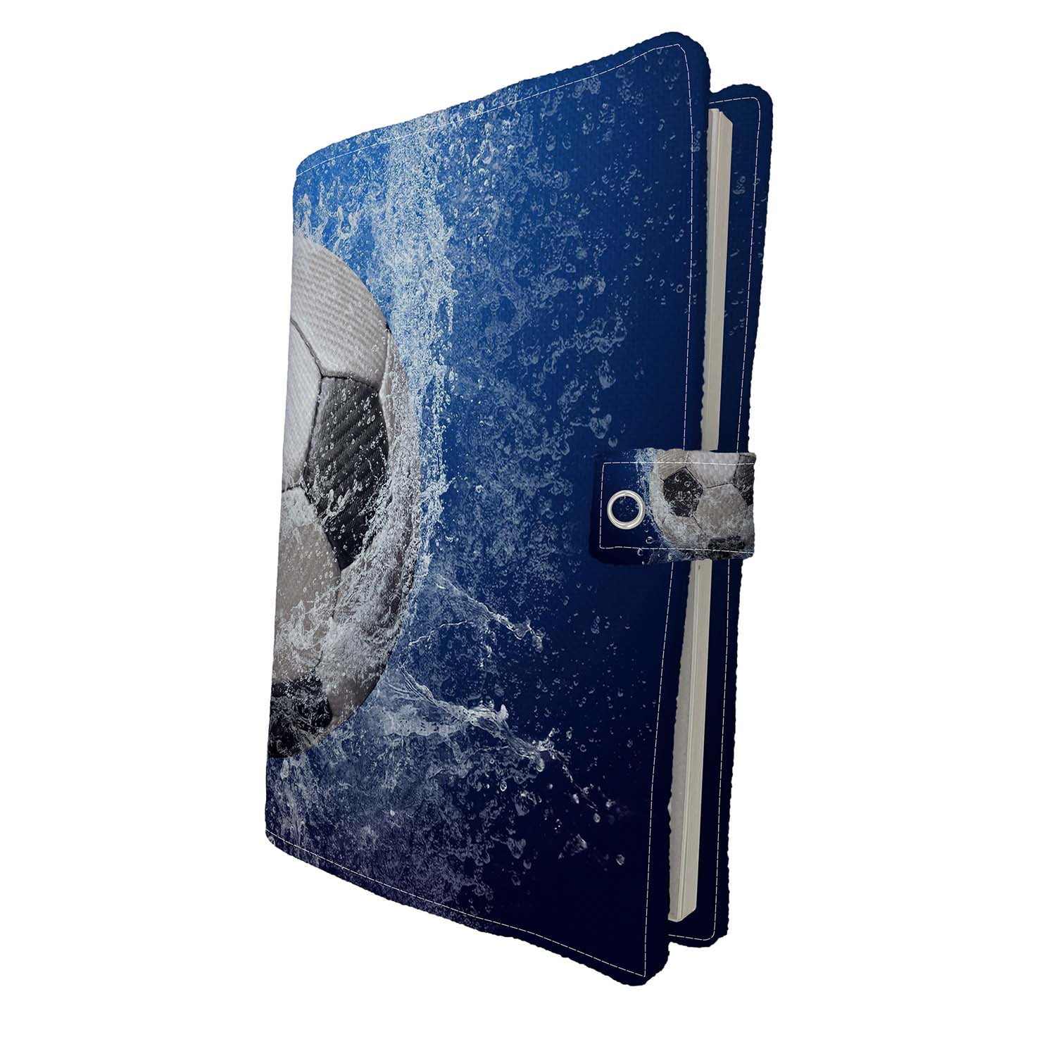 PKQWTM Water Drops Soccer Ball World Cup Book Cover Book Protector Book ...