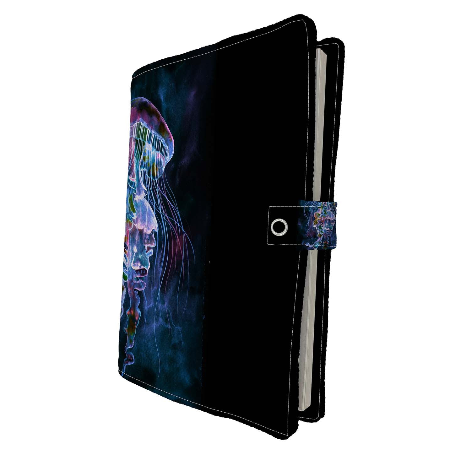 PKQWTM Watercolor Jellyfish Underwater Art in the Deep Sea Ocean Book ...