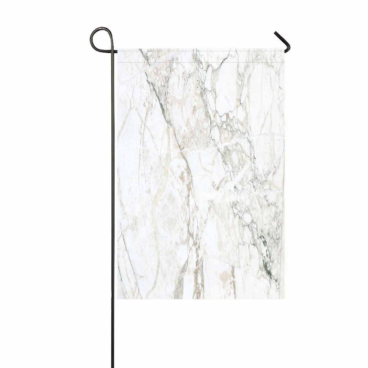 PKQWTM White Marble Texture Yard Decor Home Garden Flag Size 28x40 ...