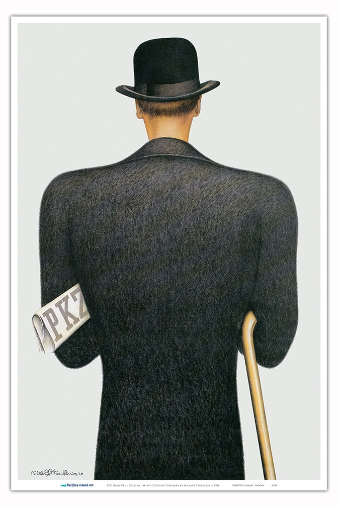 PKZ (Paul Kehl Zurich) - Men's Clothing Company - Vintage Advertising ...