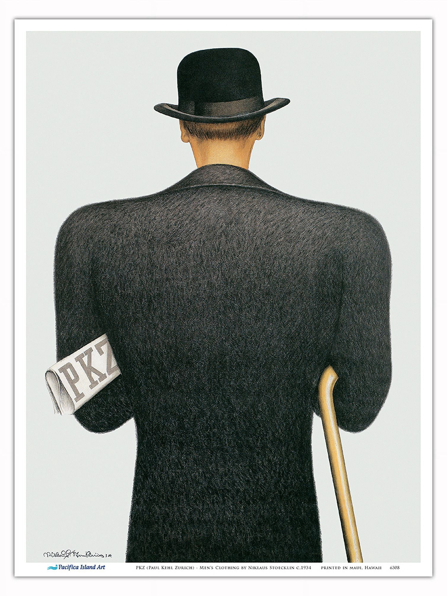 PKZ (Paul Kehl Zurich) - Men's Clothing Company - Vintage Advertising ...