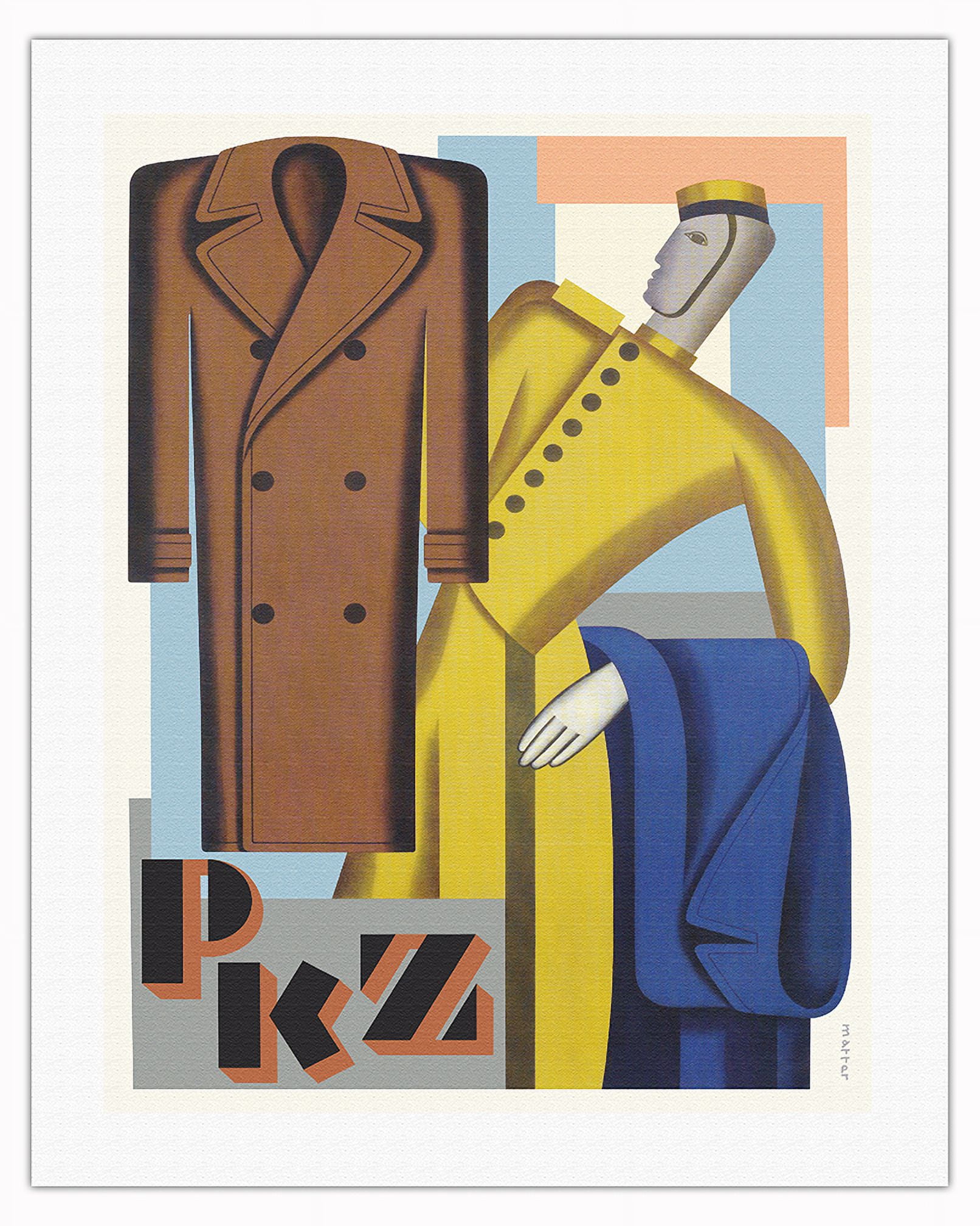 PKZ Paul Kehl of Zurich - Men's Clothing Company - Vintage Advertising ...