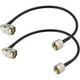 PL-259 Jumper Cable UHF (Pl259) Male to Male Low Loss Digital RG58 Coax ...