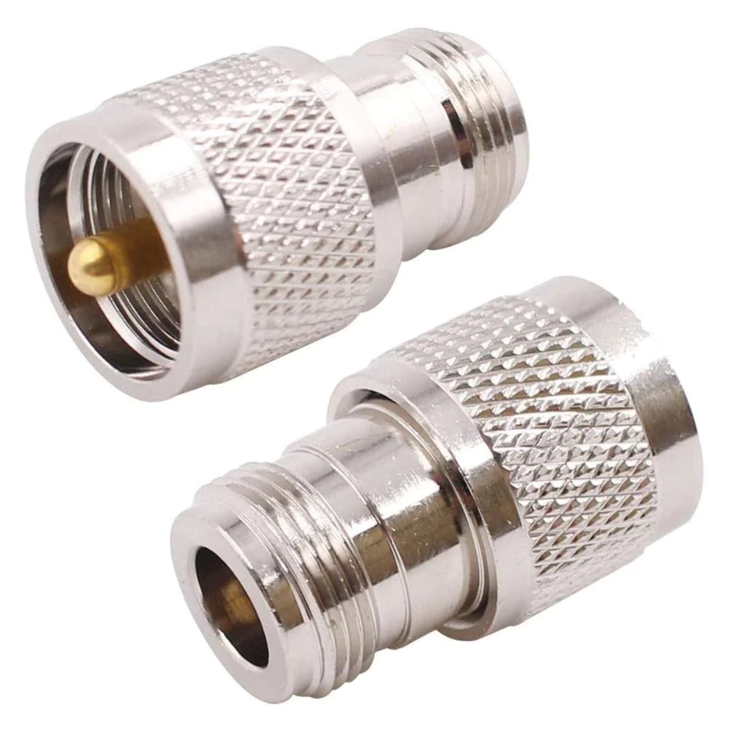 PL-259 UHF Male Plug to N-Type Female Jack RF Adapter Connector ...