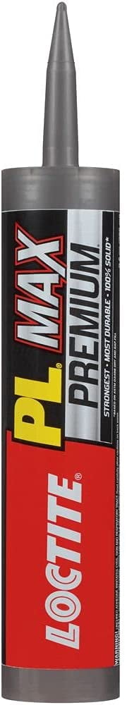 PL Premium Max Construction Adhesive, 9 fl oz Cartridge, 1 Pack ...