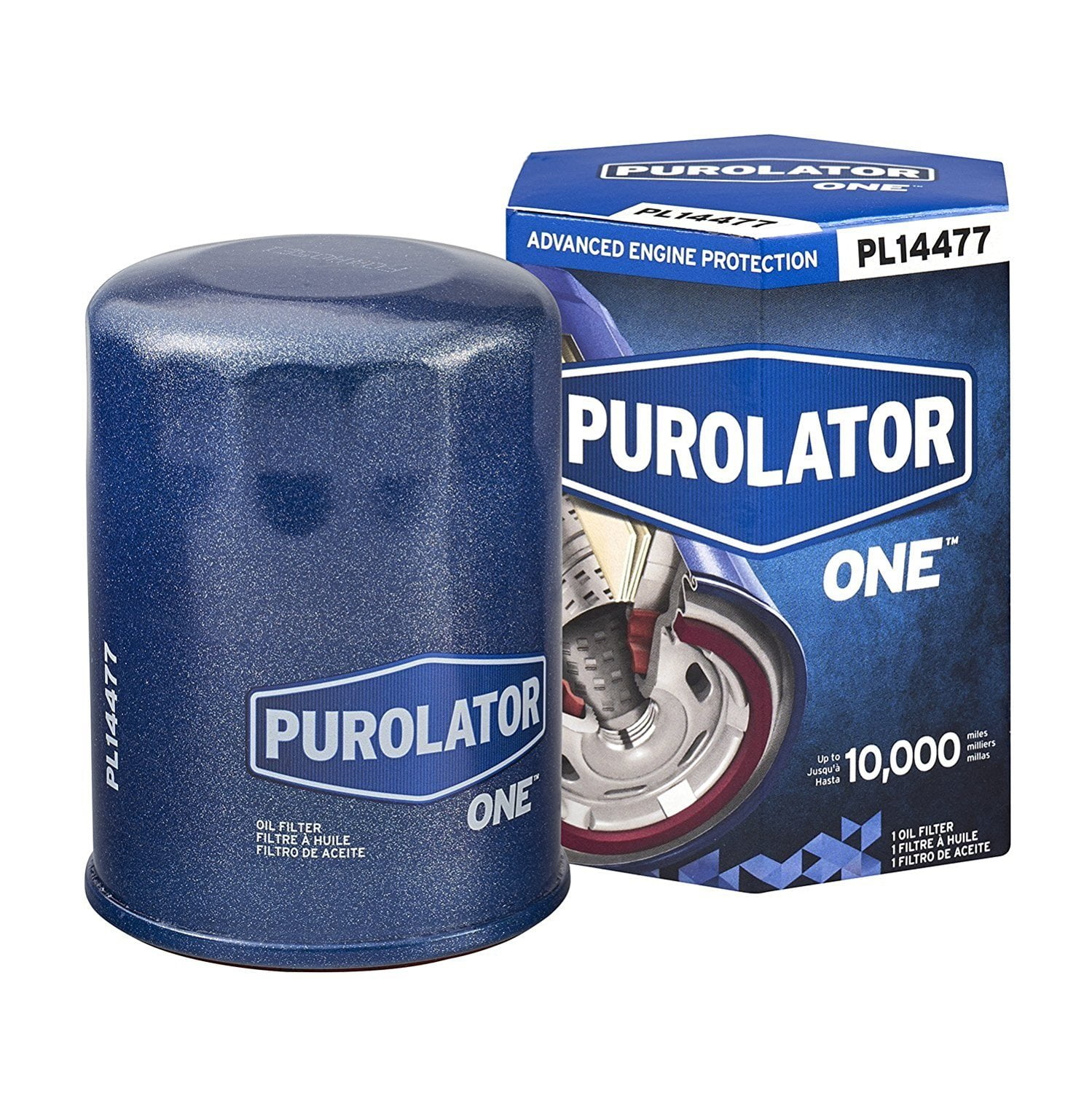 PL14477 Purolator Engine Oil Filter-PureOne (Pack of 6) - Walmart.com