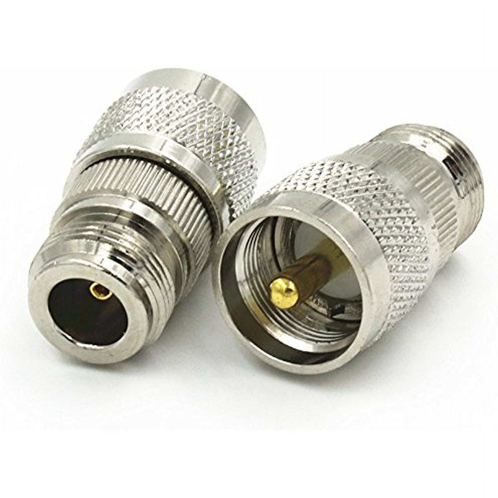 PL259 PL-259 UHF Male Plug Center to N Female Jack RF Adapter Connector ...
