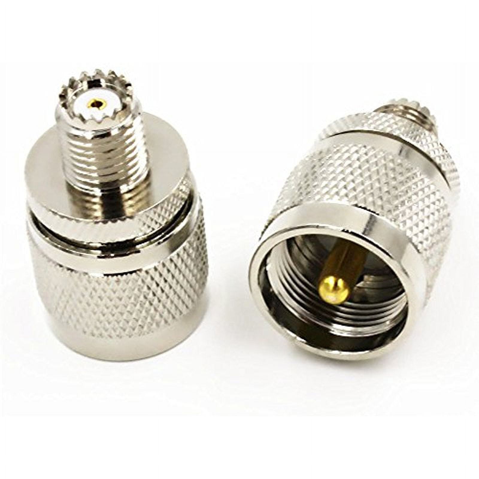PL259 UHF Plug Male to Mini UHF Female Jack RF Adapter Connector Quick ...