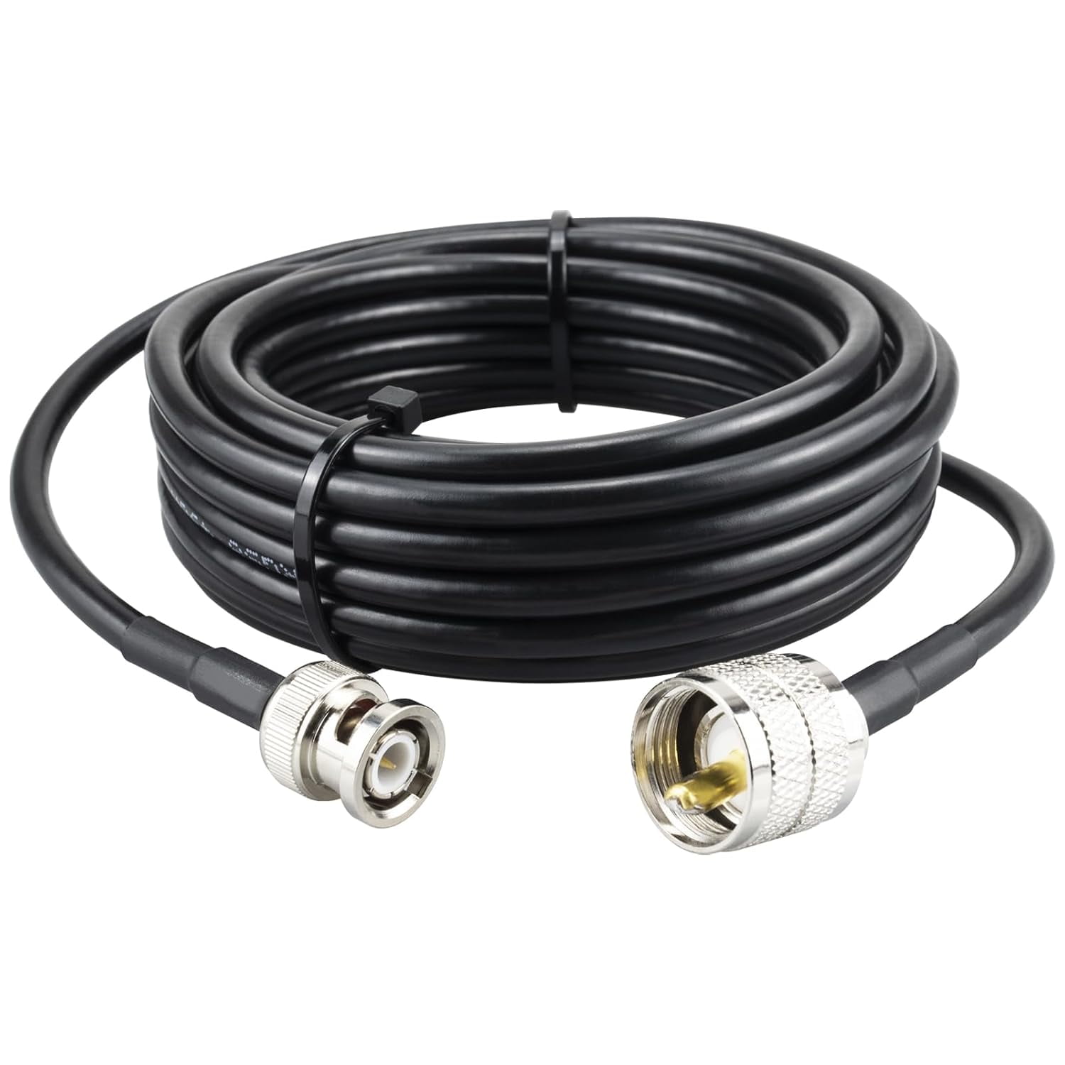 PL259 to BNC Cable 16.4ft UHF PL-259 Male to BNC Male Antenna Jumper ...