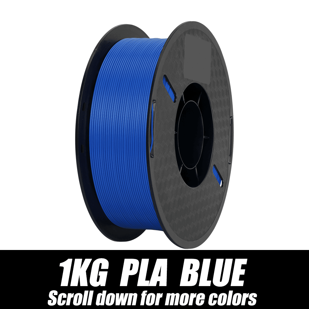 PLA 3D Printer Filament Blue 1.75mm - 1KG Spool - Strong, No-Tangle ...