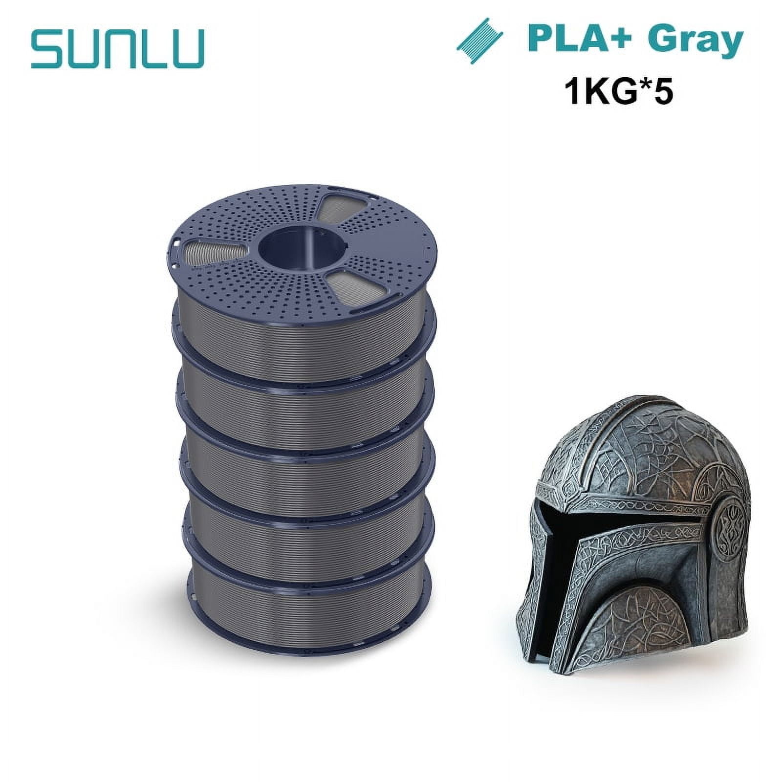 PLA+ 3D Printer Filament Bundle, SUNLU PLA PLUS Filament 1.75mm, Neatly ...