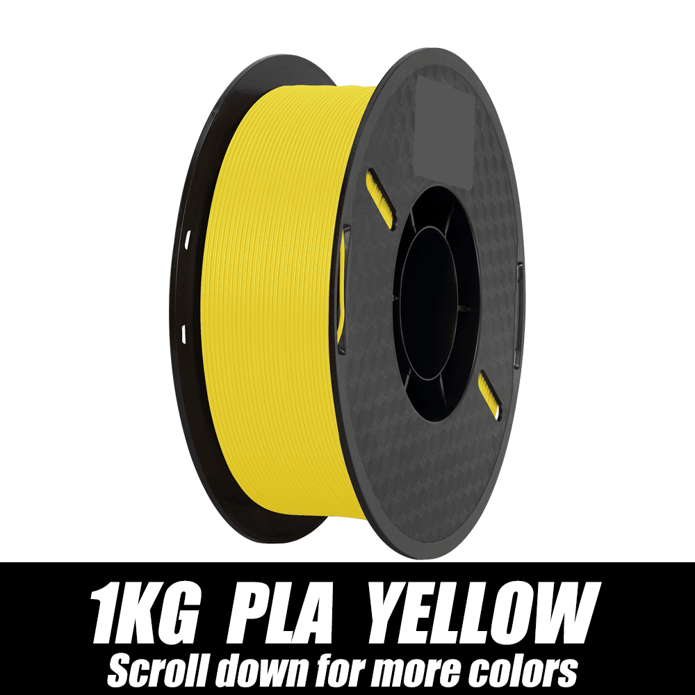 PLA 3D Printer Filament Yellow 1.75mm - Strong Bonding, Precise ...