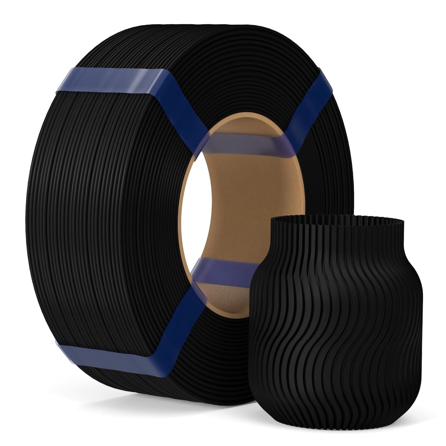 PLA Basic Refill Filament 1.75mm Black 1KG, 3D Printer Filament No ...