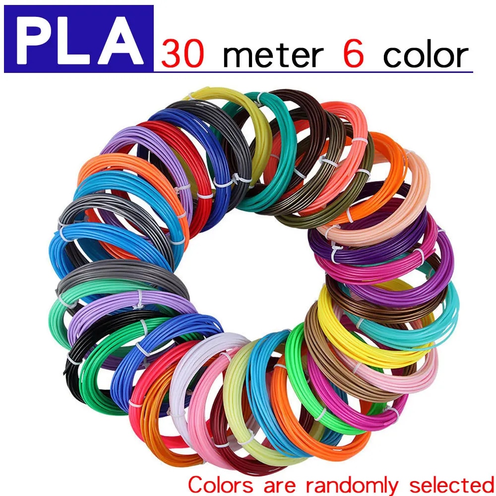 PLA Colored Odorless Safety Plastic 3D Pen Filament Diameter 1.75mm For ...