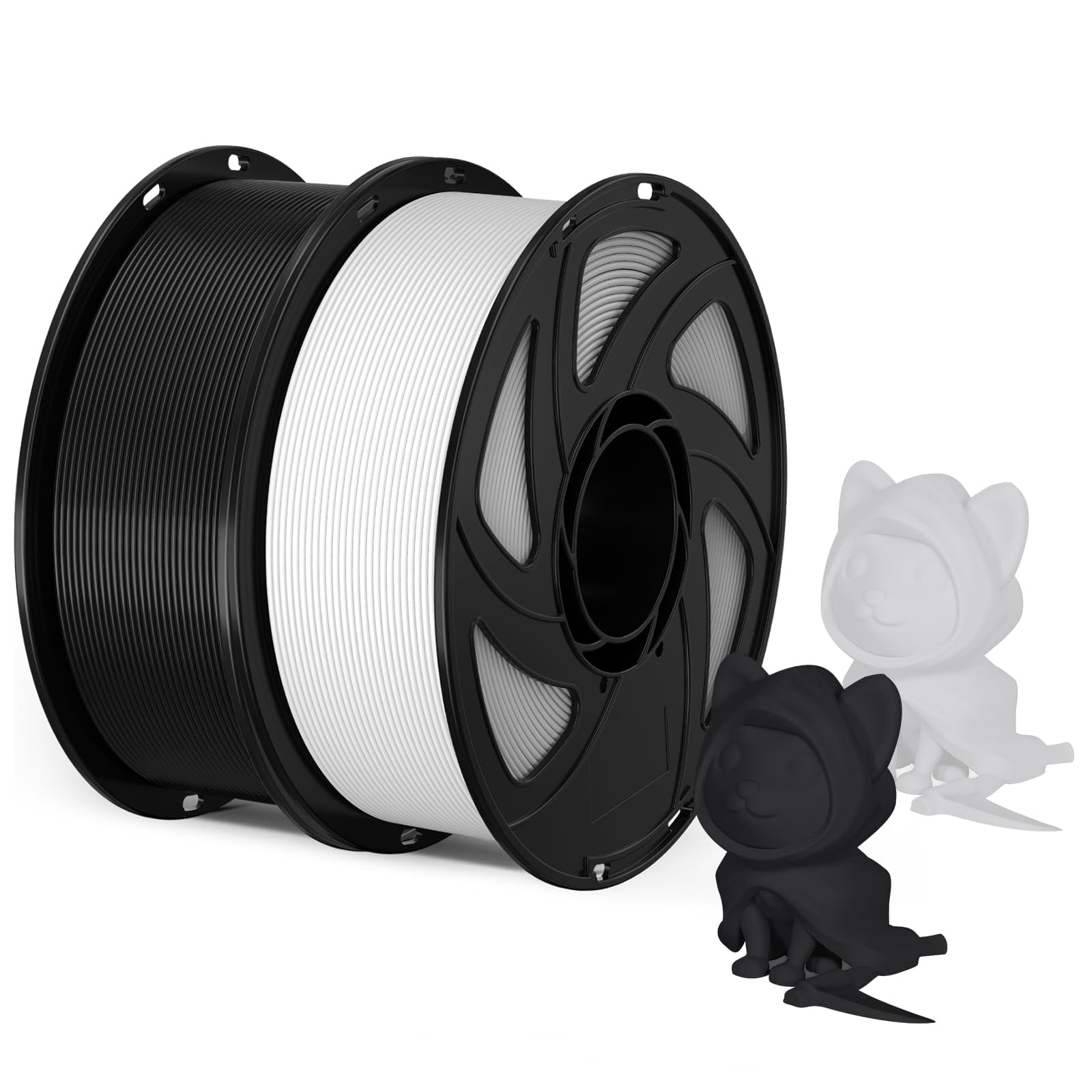 PLA Filament 1.75MM+/- 0.02mm PLA 3D Printer Filament,2kg Plastic Reel ...