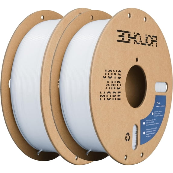 PLA Filament 1.75mm, Printing Filament,1kg*2 Cardboard Spool, Fit FDM ...
