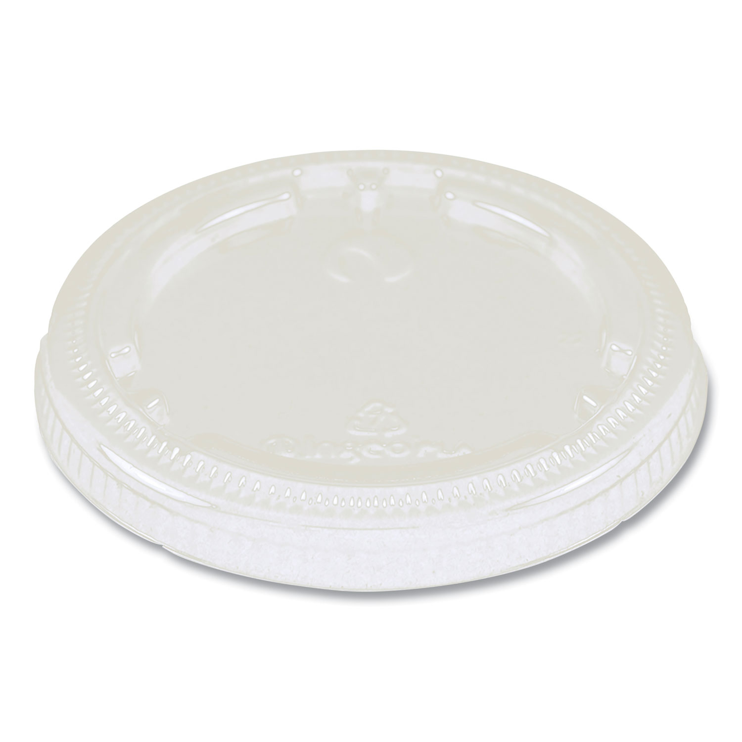 PLA Lids for Fiber Cups 3.1" Diameter x 0.4" h Clear Plastic 1000 ...