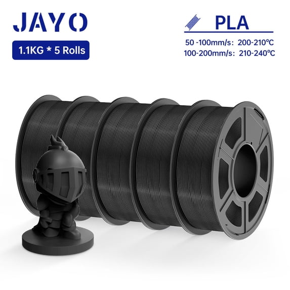 PLA Meta / ABS / PETG / SILK / PLA Filament 1.75MM 5Rolls 3D Printer ...