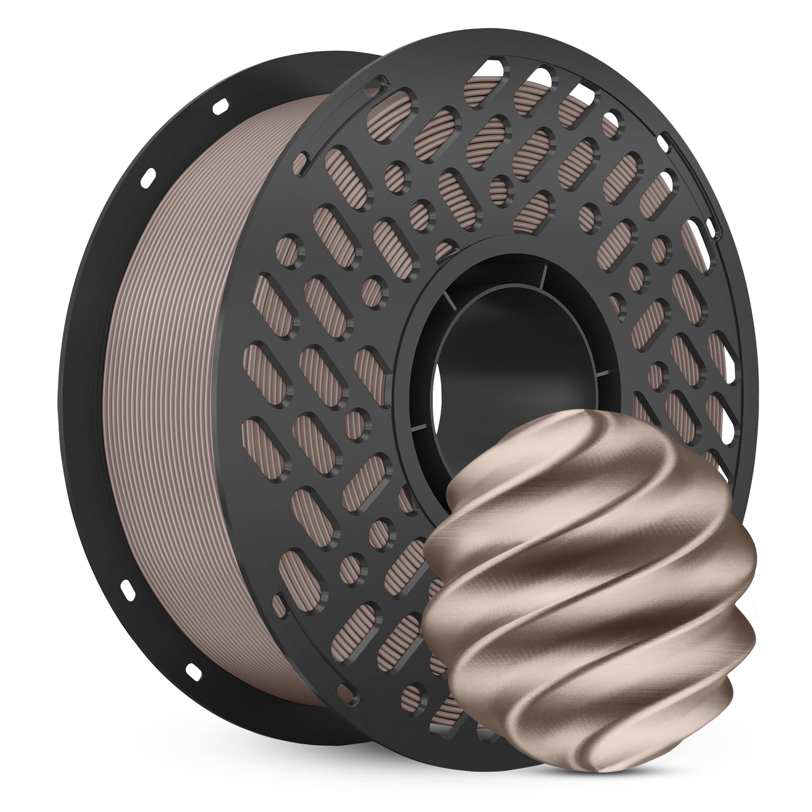 PLA Metallic 3D Printer Filament 1.75mm, Shiny Metal-Like Finish, Low ...