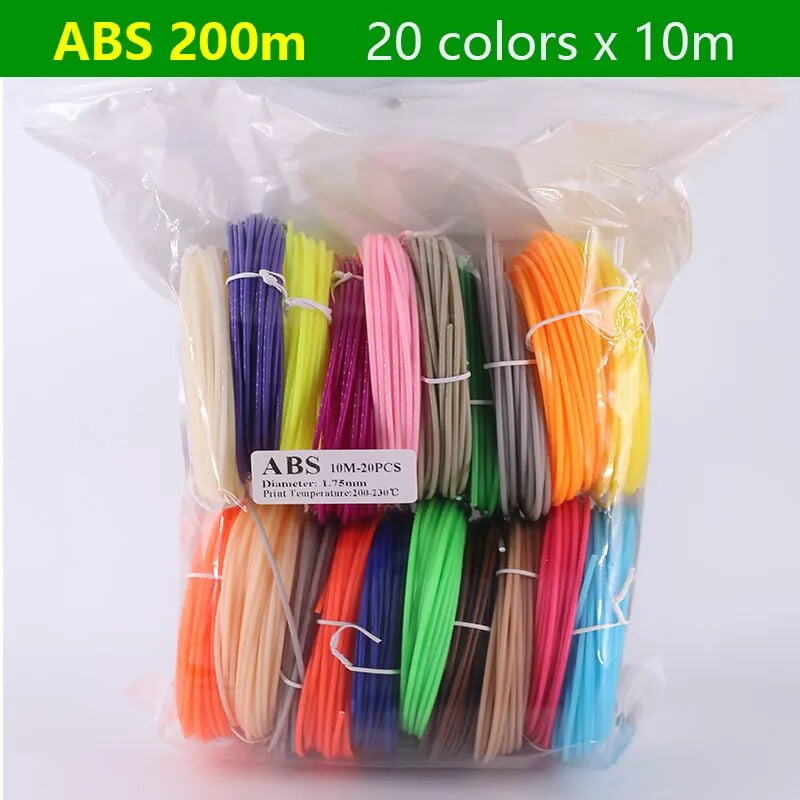 PLA/PCL/ABS Filament For 3D Pen Diameter 1.75mm Plastic ,Vivid colors ...