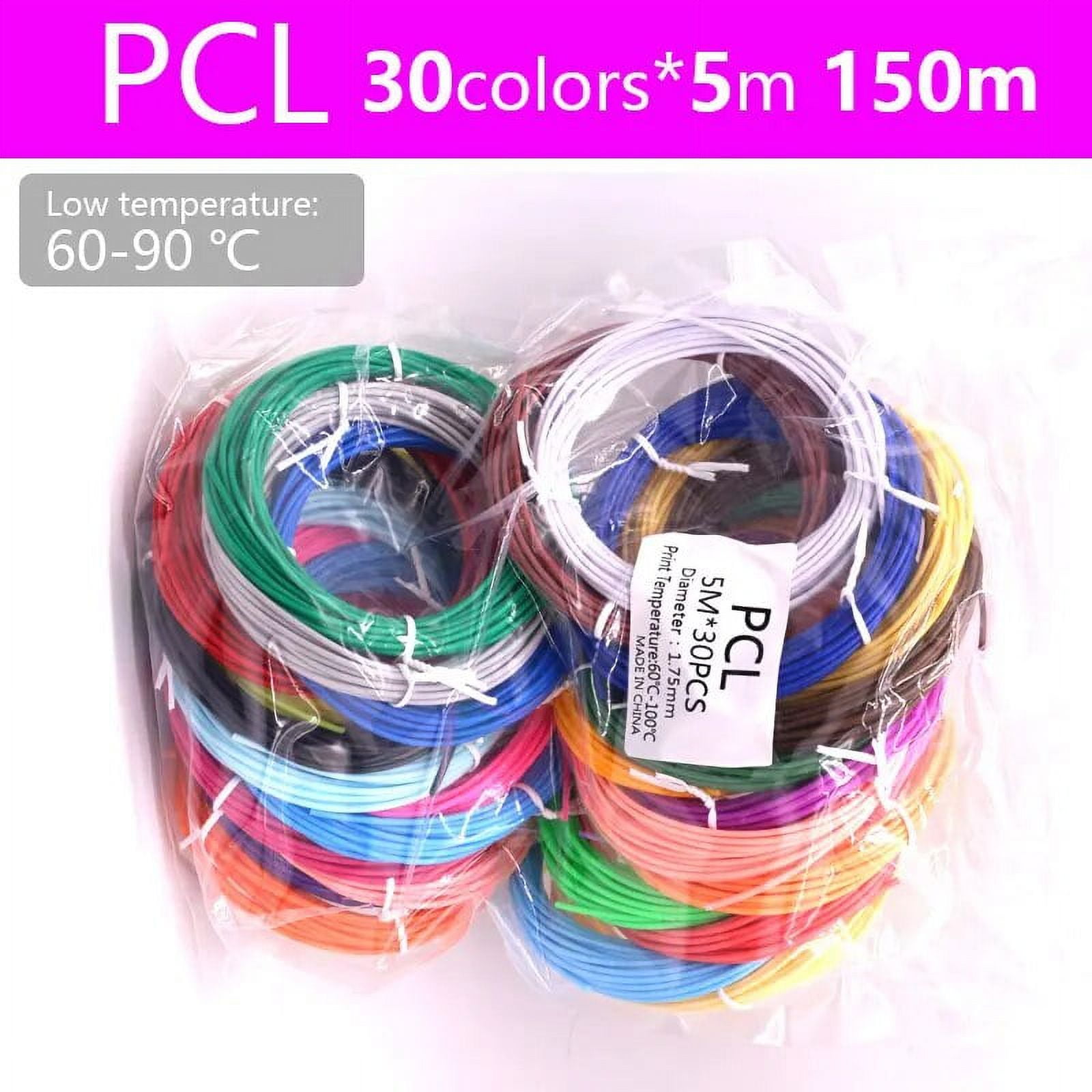 PLA/PCL/ABS Filament For 3D Pen Diameter 1.75mm Plastic ,Vivid colors, non repetitive colors ...