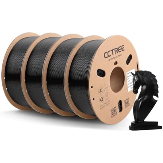 PLA Plus 3D Printer Filament Bundle, Neatly Wound PLA Filament 1.75mm ± ...