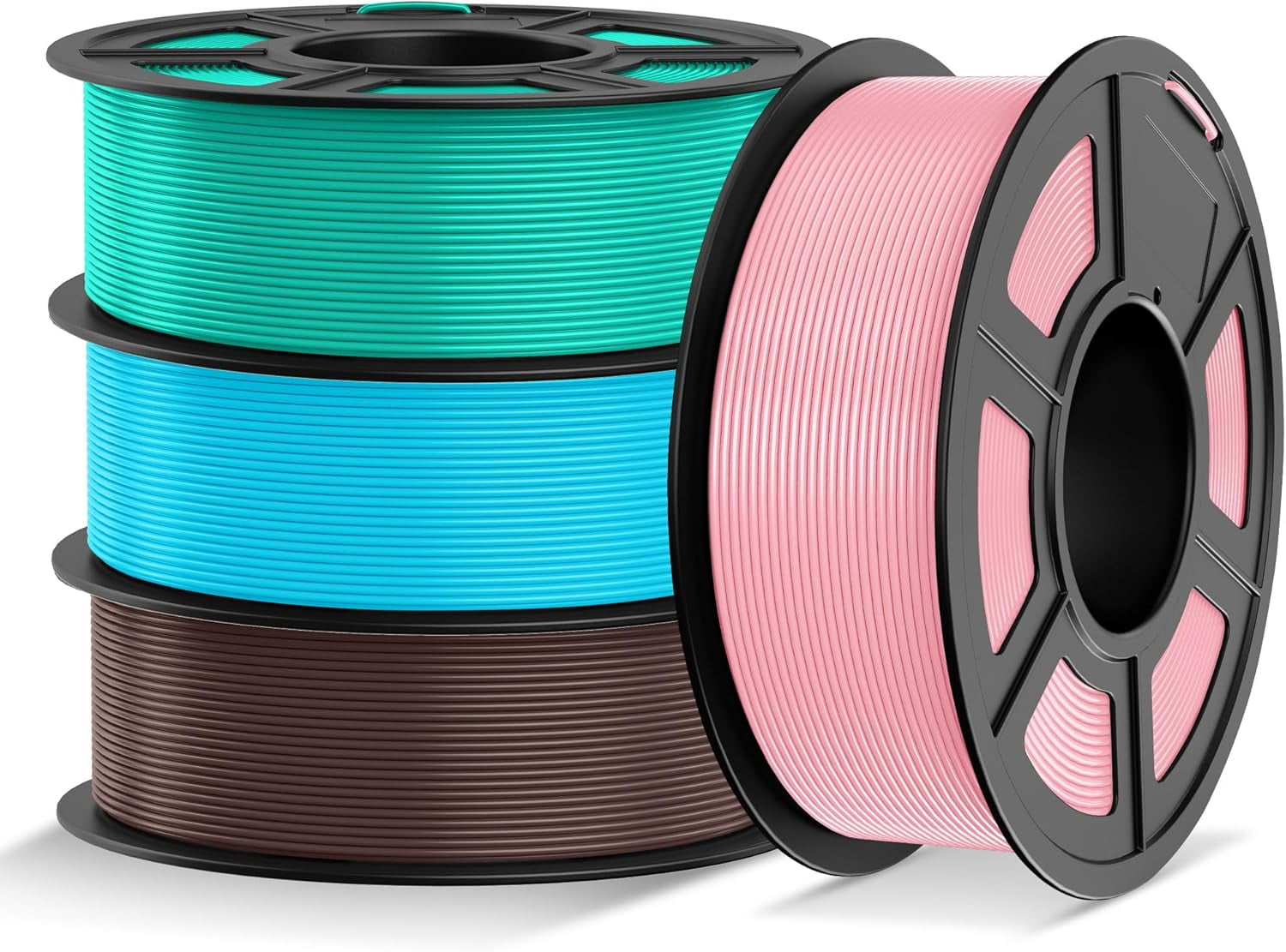 PLA Plus Filament 1.75mm Bundle, PLA+ 3D Printer Filament 4kg ...
