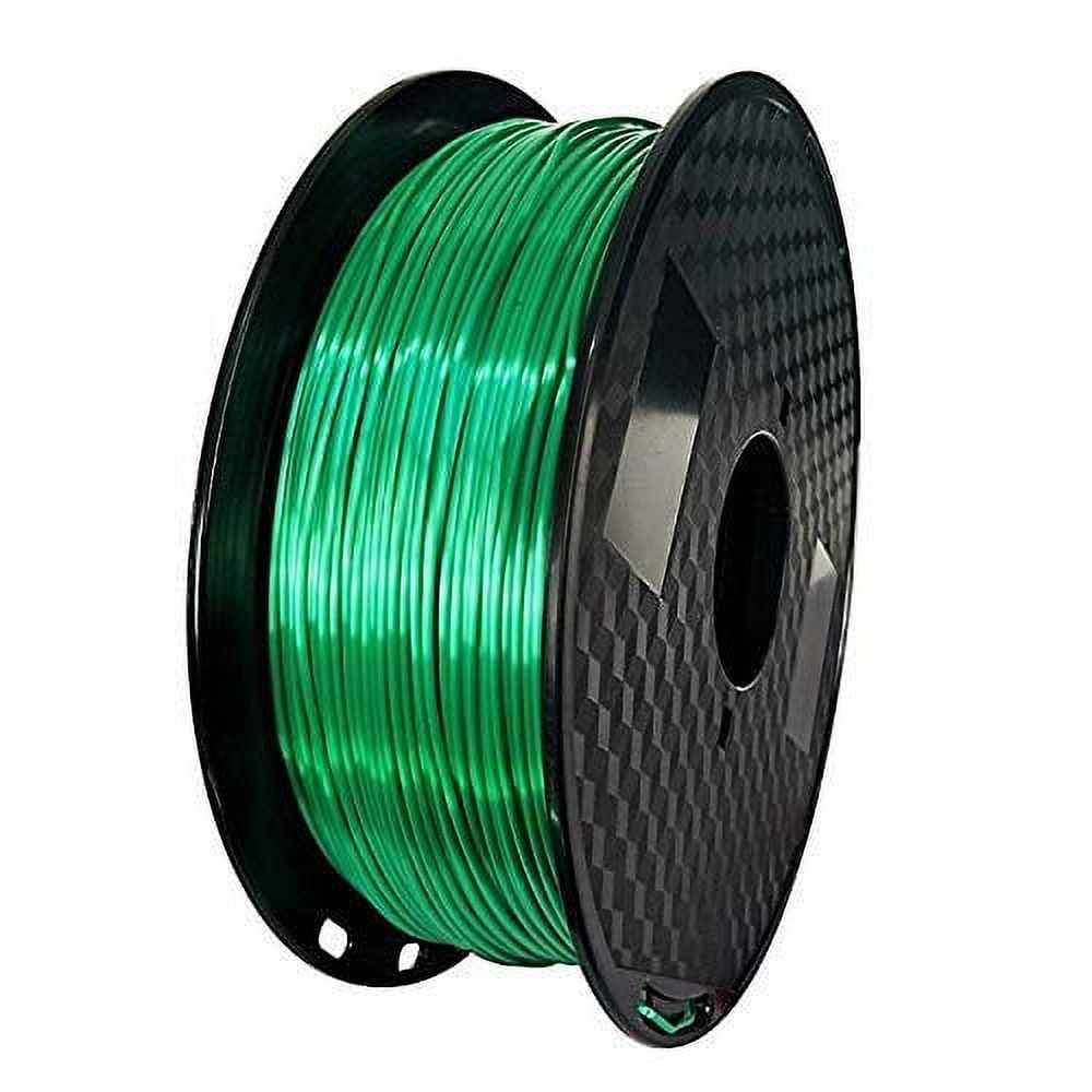 PLA Silk Green Filament 1.75mm 3D Printer Filament 2.2 LBS Spool 3D ...