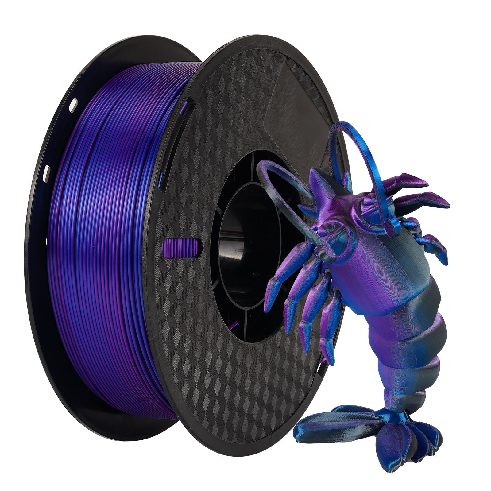 PLA Silk Tricolor Filament 1.75mm - Multicolor 3D Printer Materials for ...