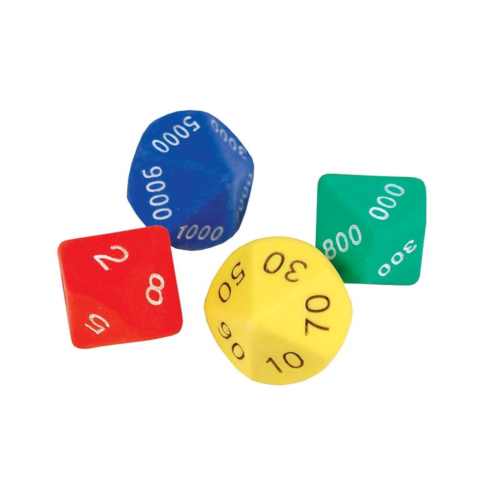 PLACE VALUE DICE SET OF 4 - Walmart.com