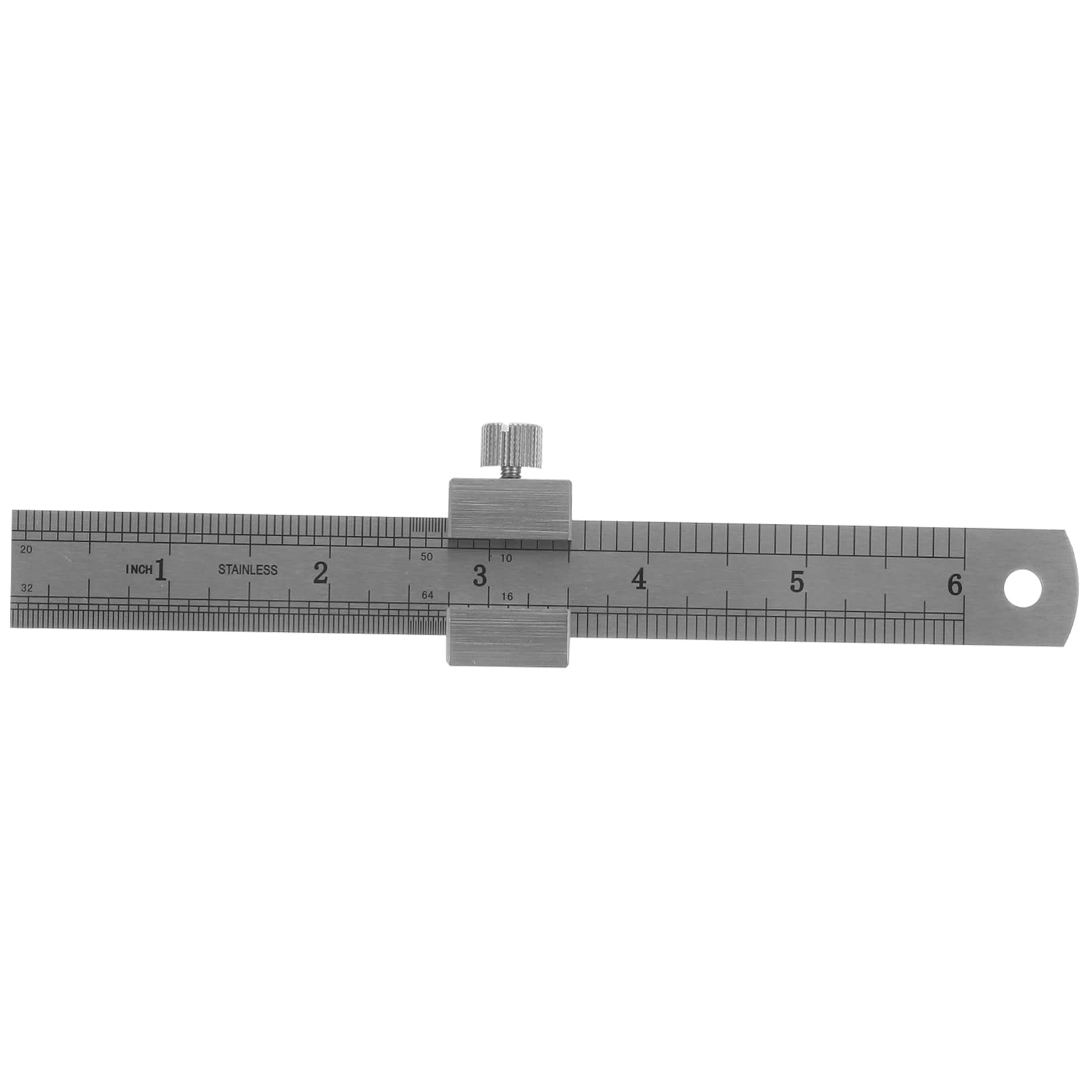 PLAFOPE 1 Set Stainless Steel Ruler Table Depth Gauge Ruler Table Gauge ...